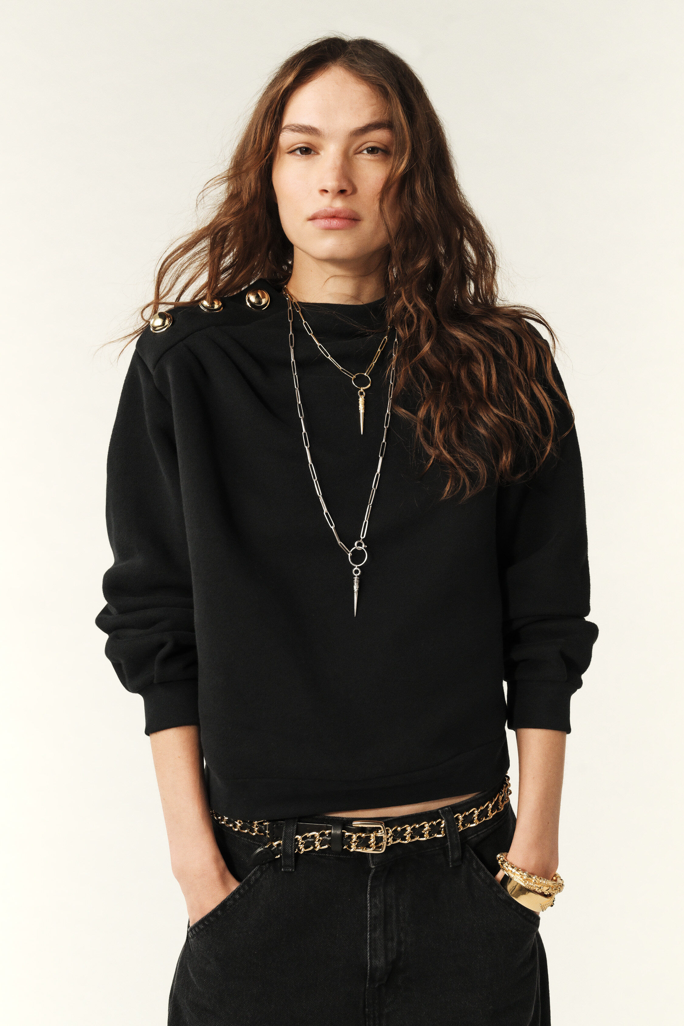 Sweatshirt Robbie Schwarz // ba&sh CH