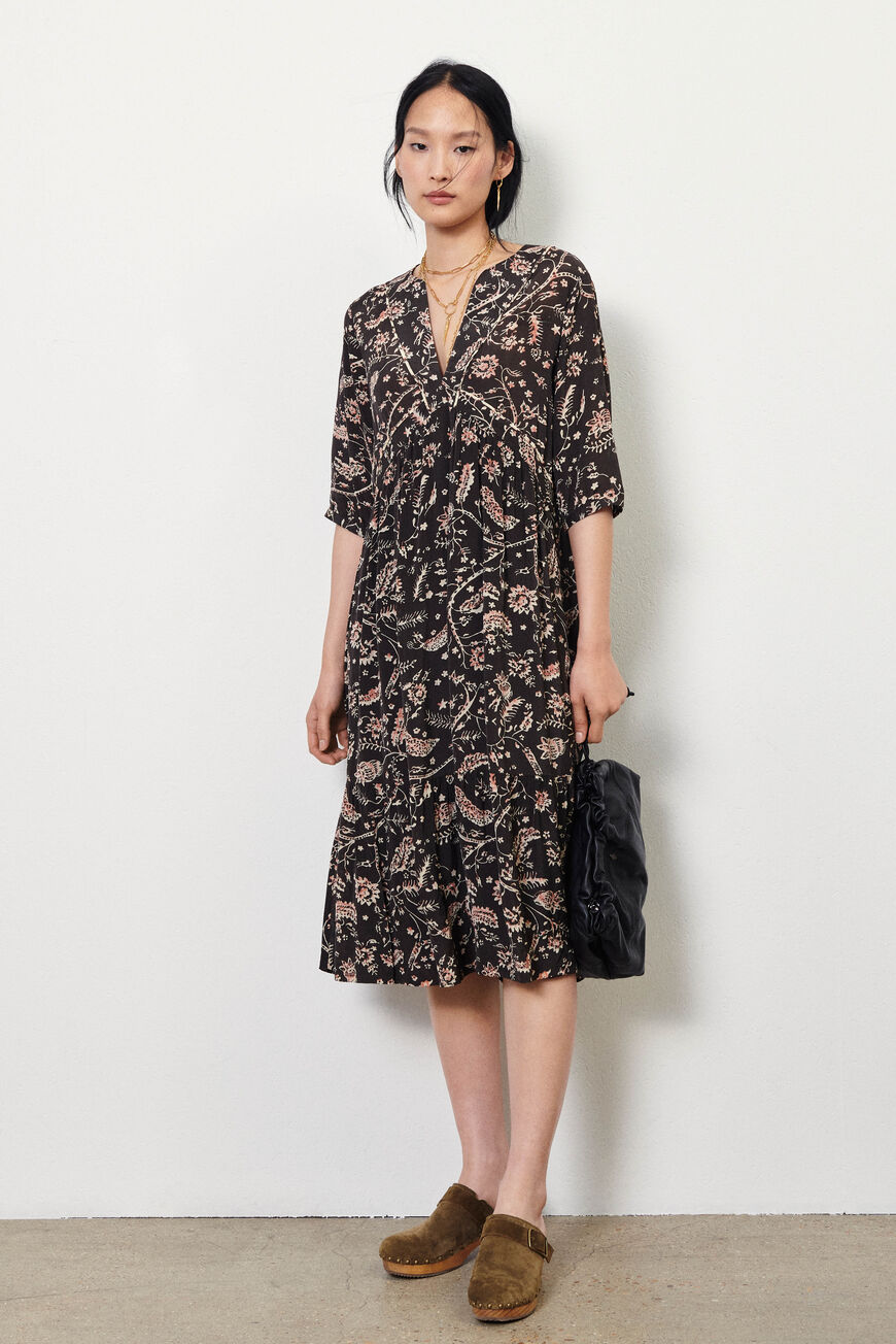 Robe midi femme ba&sh • Robe midi fluide