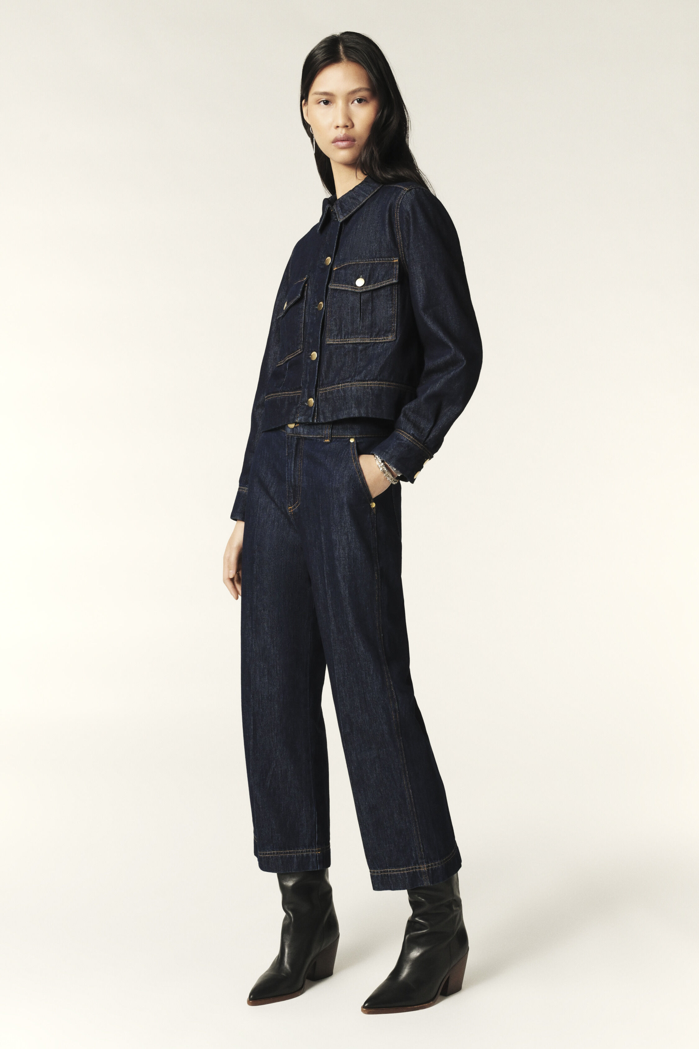 Bootcut Jeans Dustin Blue // ba&sh US