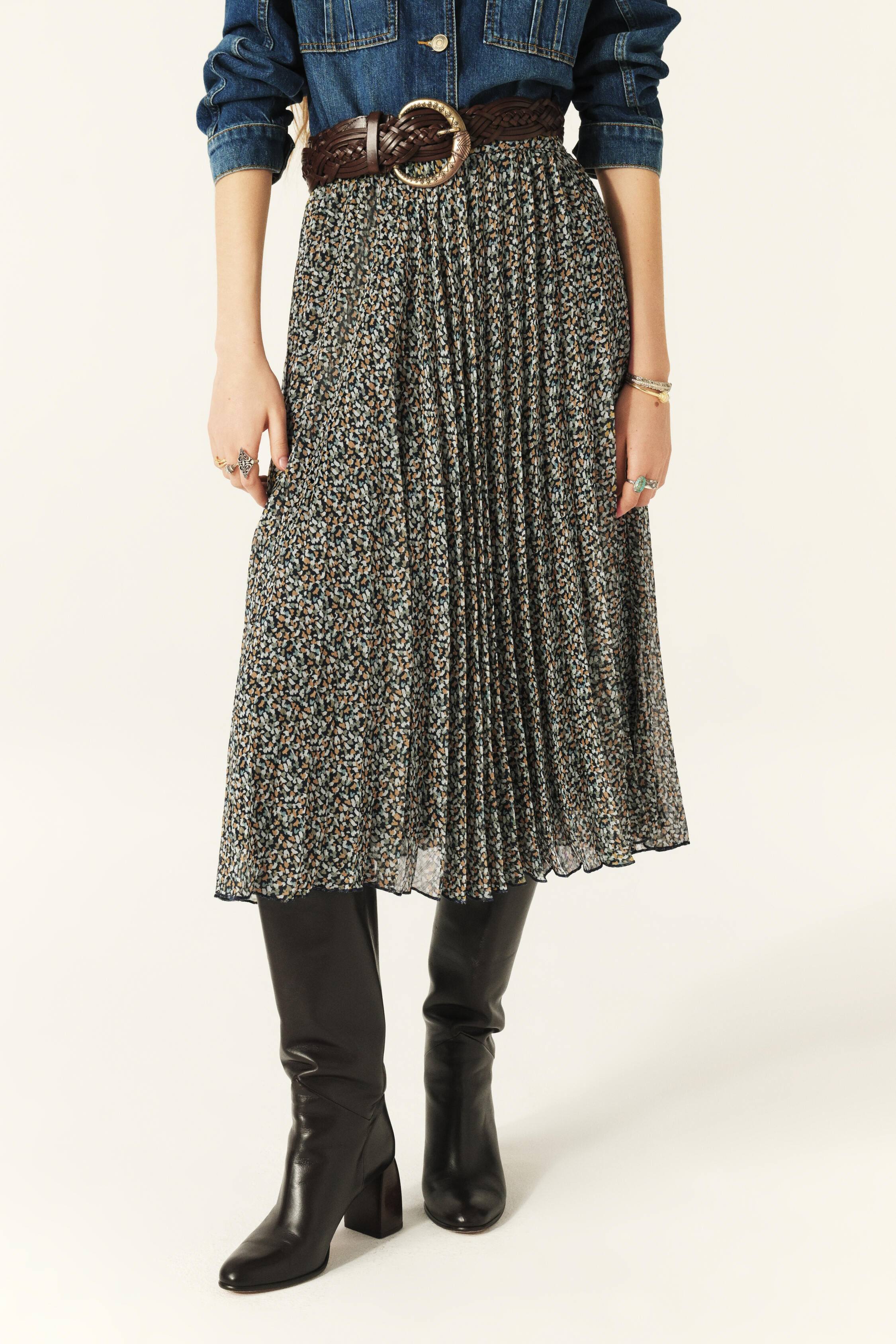 Kamy Skirt Blue // ba&sh US