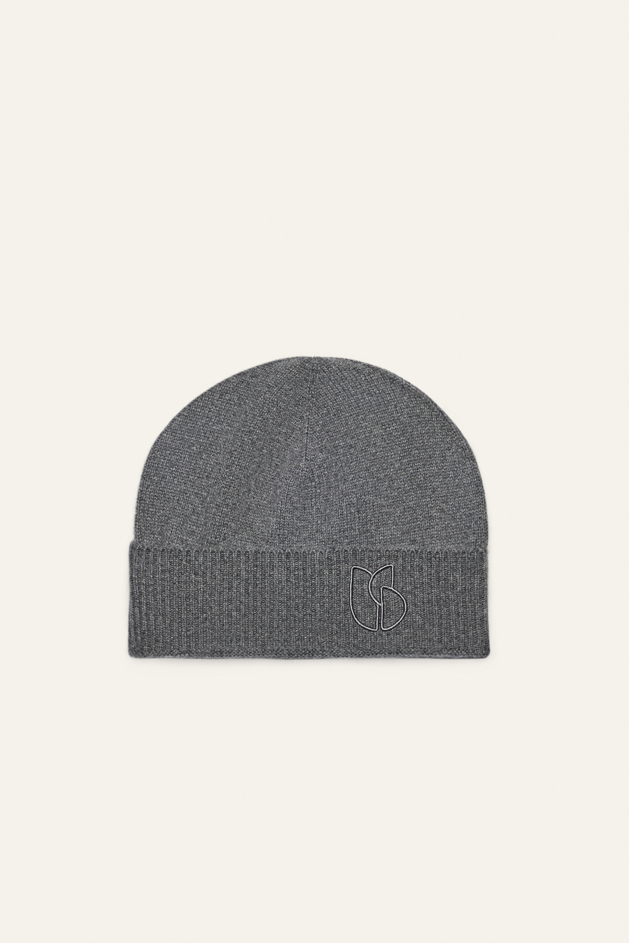 Folded-Edge Knit Cap Cobo Gray // ba&sh US