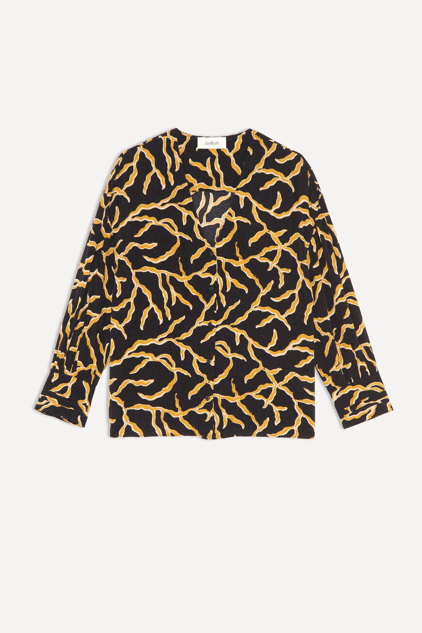 BLOUSE CLEA NOIR // ba&sh