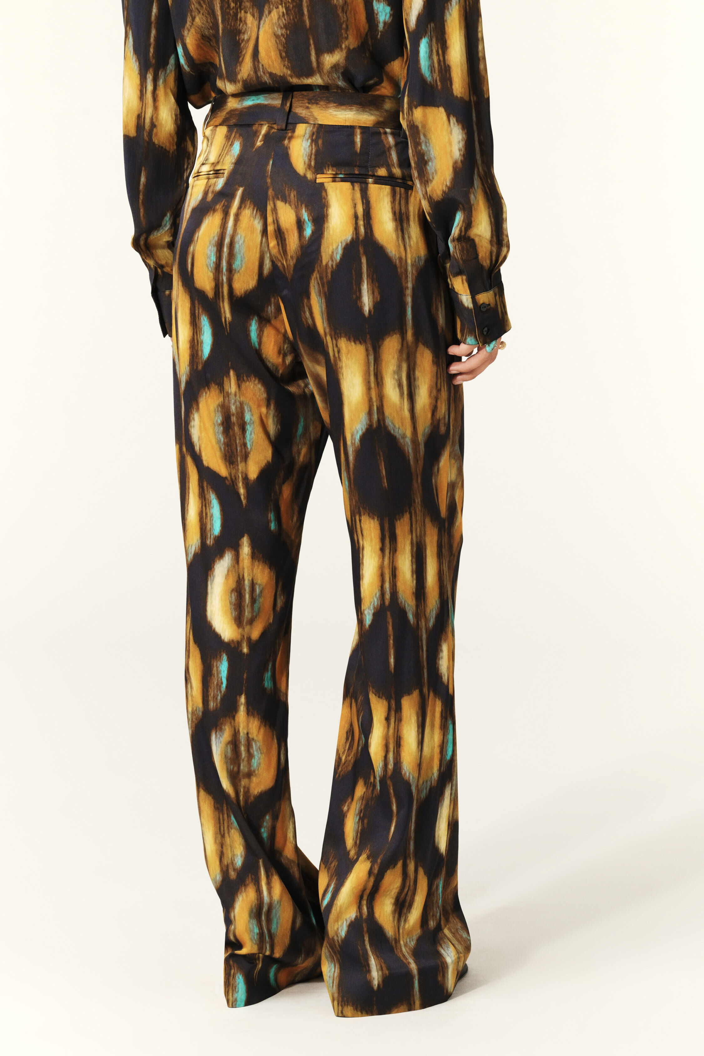 Printed Flowing Pants Sama Blue // ba&sh US