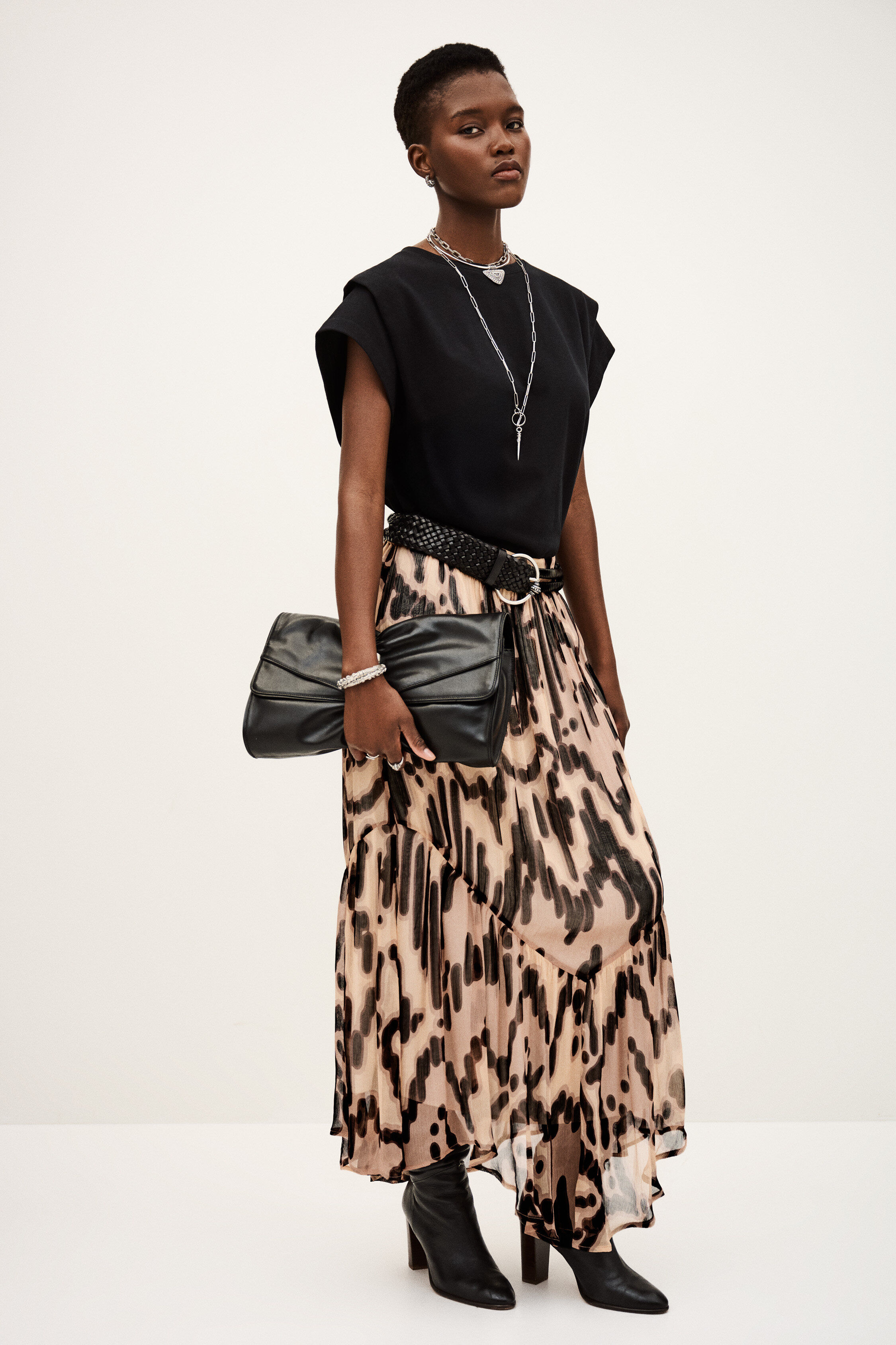 Maxi Skirt Aley Pink // ba&sh FR