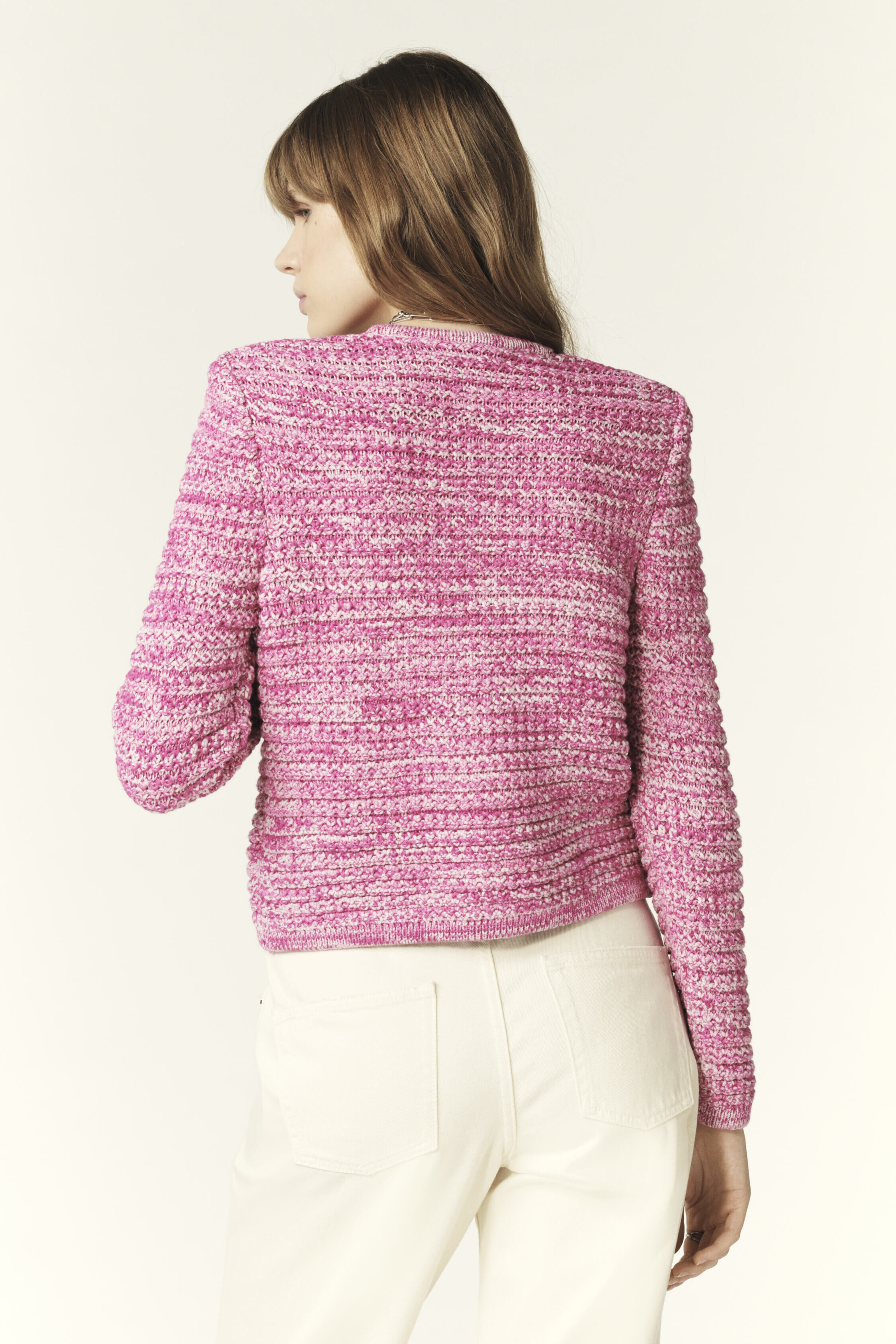 Long-Sleeved Cardigan Guspa Yellow // ba&sh US