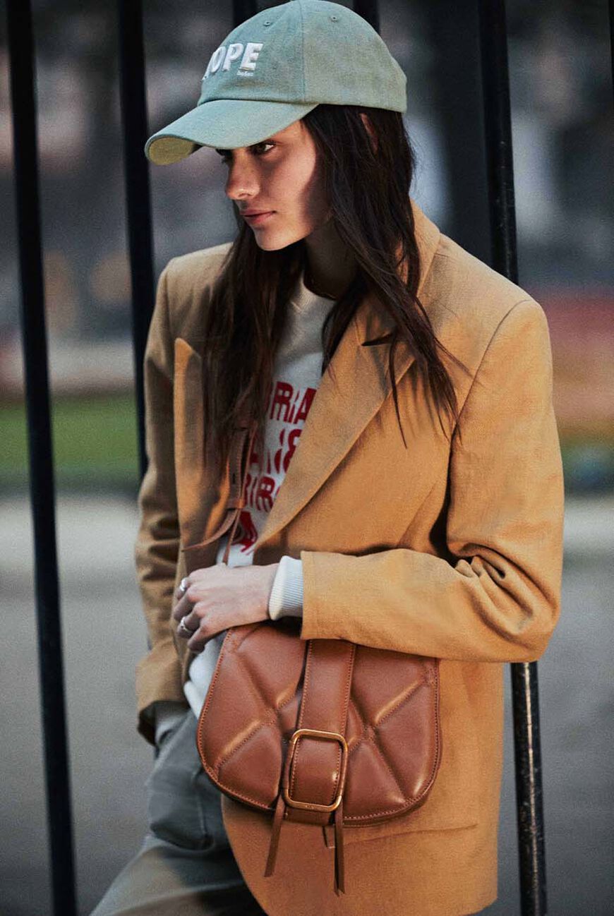 Women’s leather bags, fringed bag • ba&sh