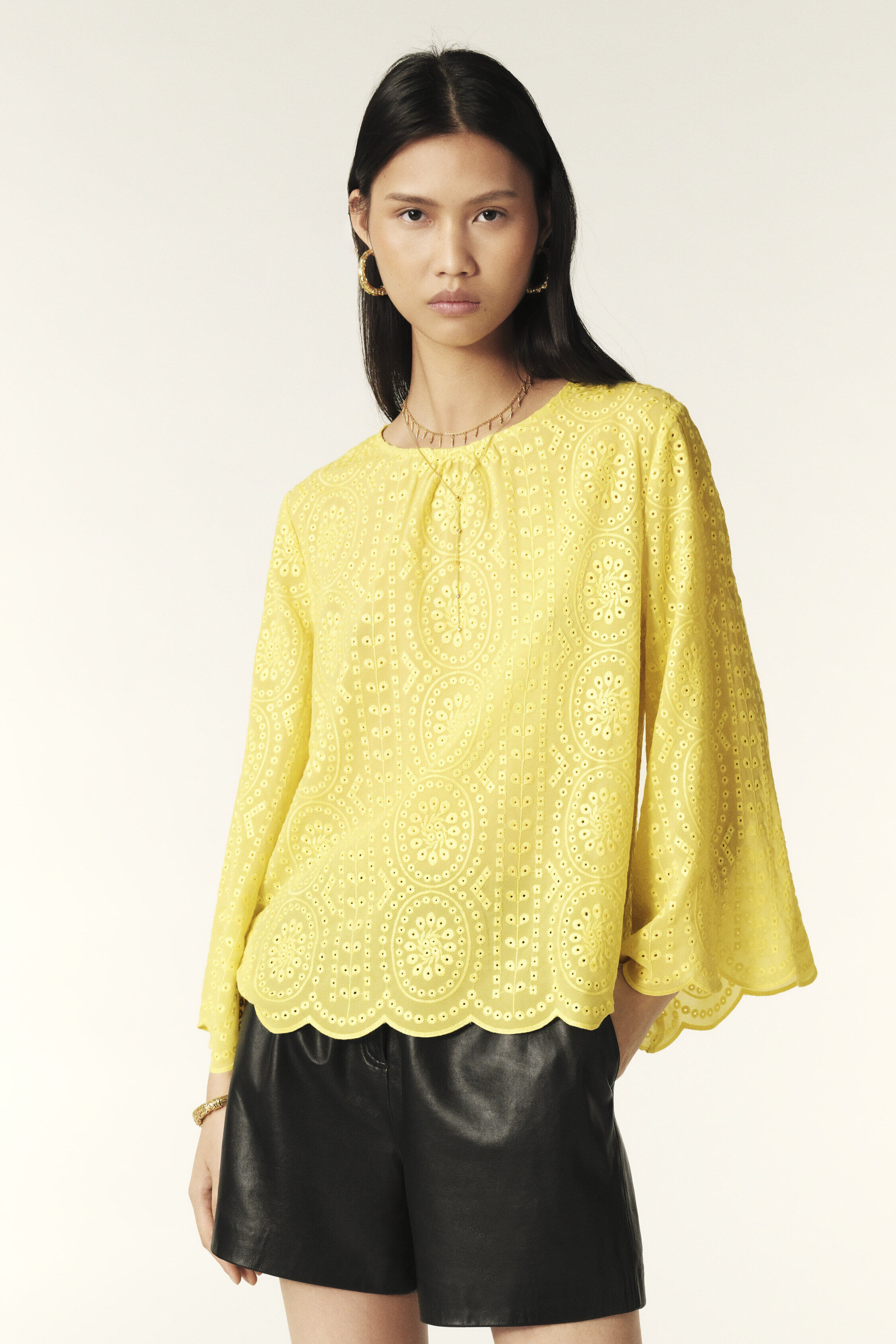 Buttoned Straight Cut Shirt Deborah White // ba&sh US