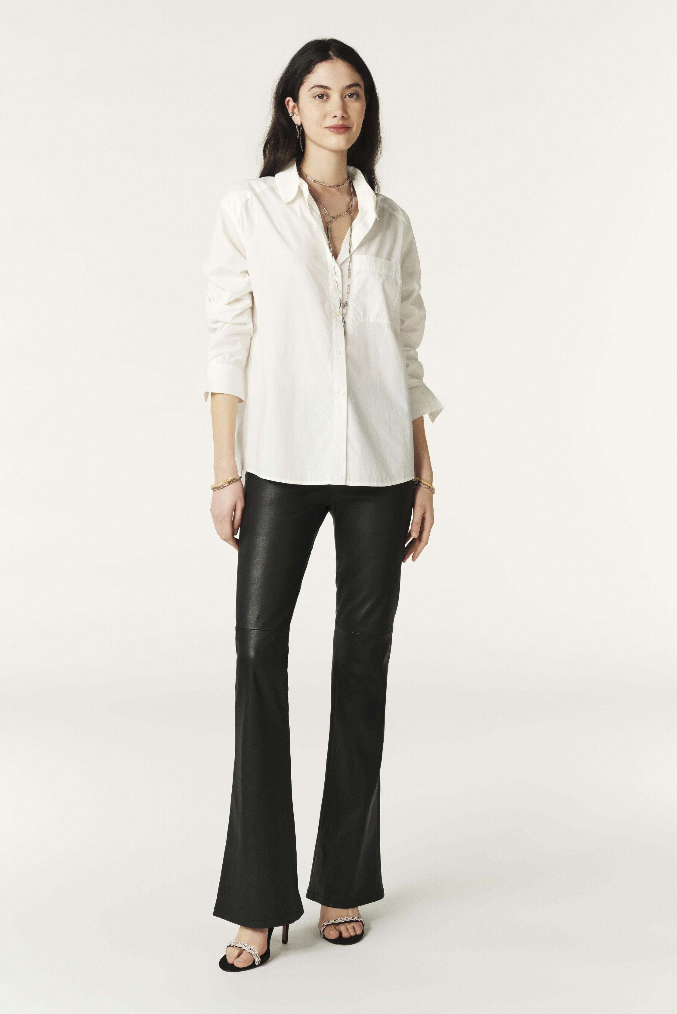Buttoned Straight Cut Shirt Deborah White // ba&sh US