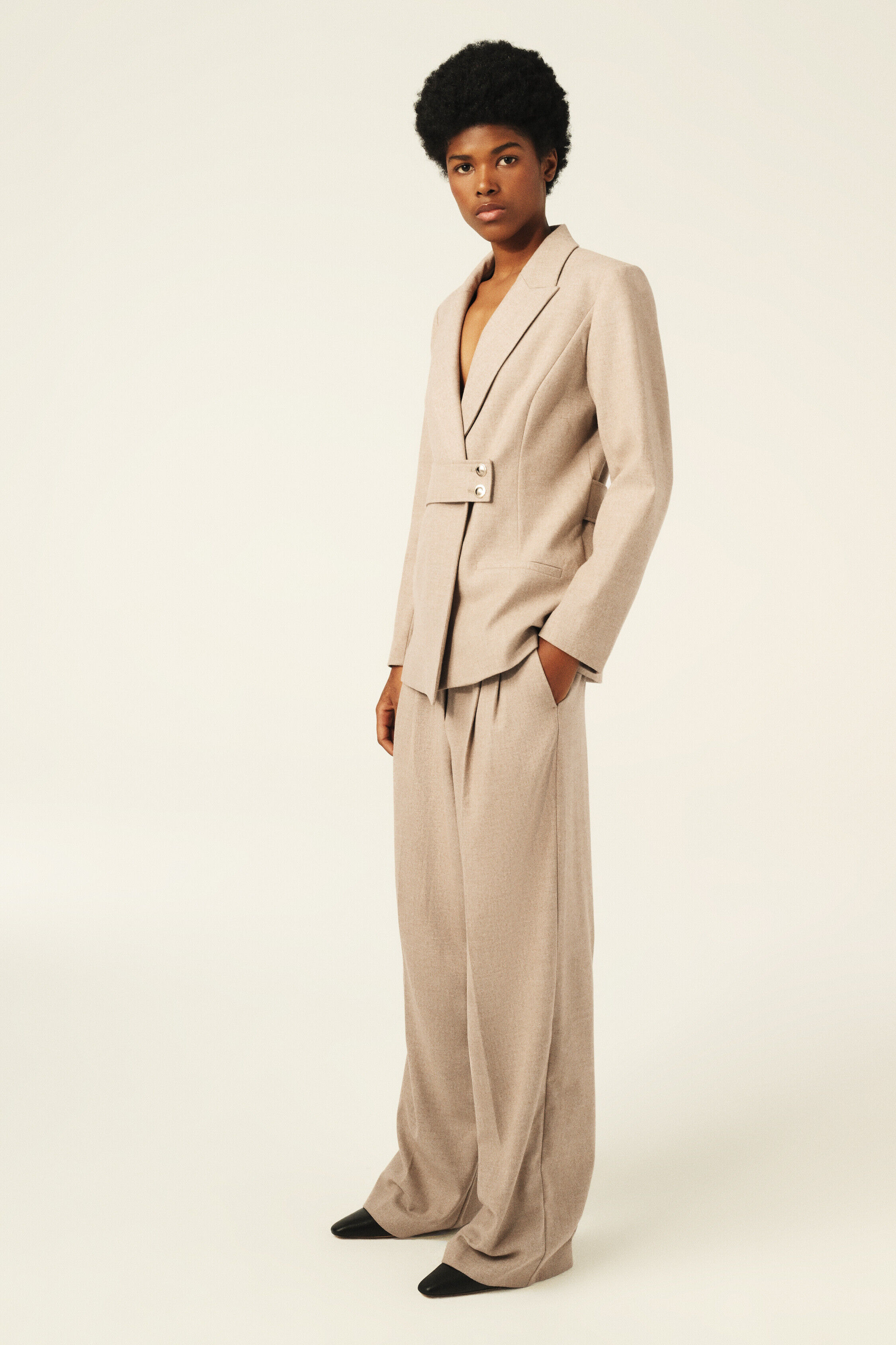 Suit Jacket Bule Beige // ba&sh US