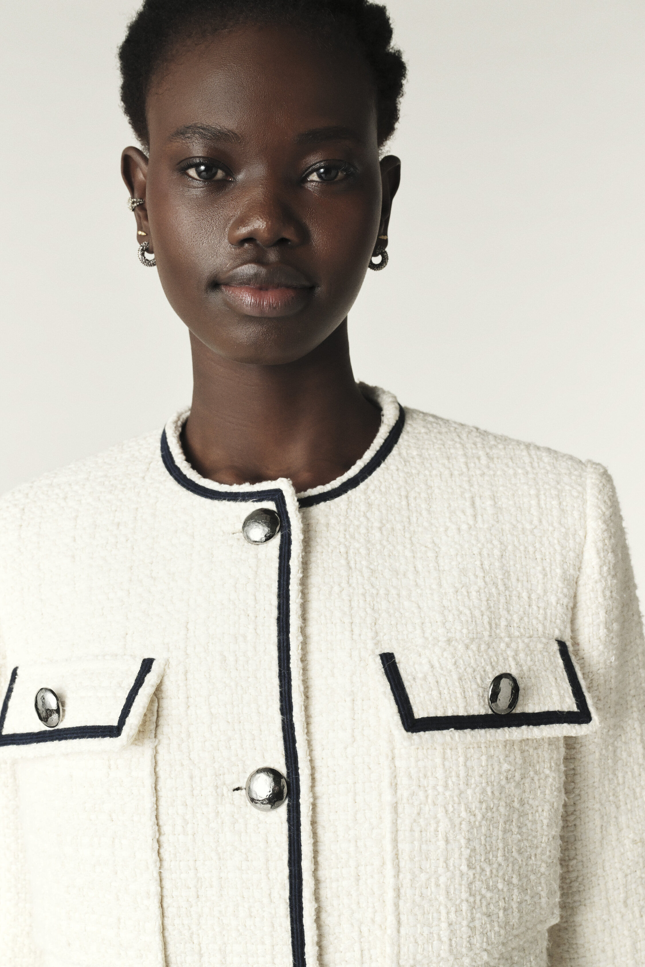 Cape Courte Hini Blanc Ecru // ba&sh FR