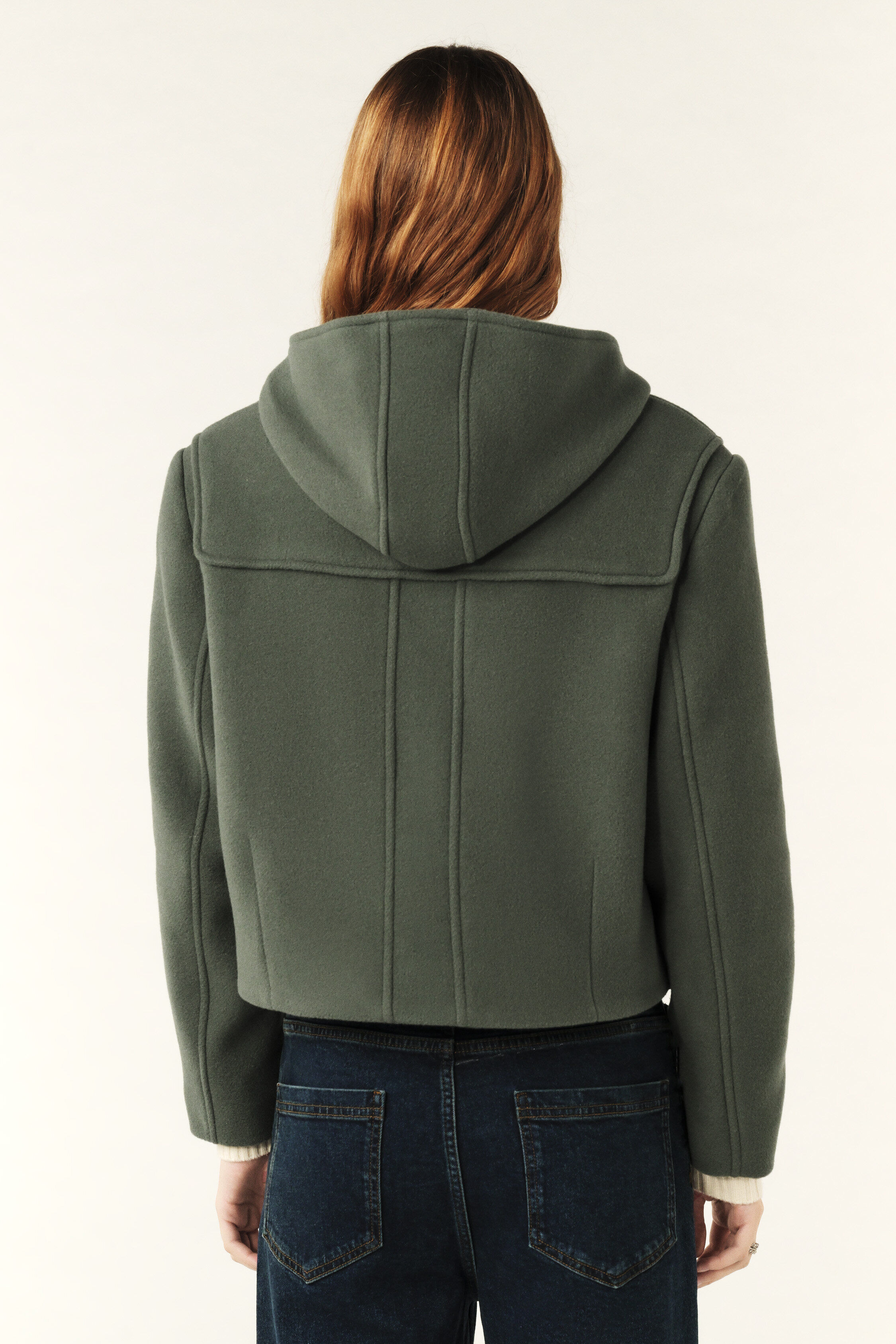 Short Coat Paimee Green // ba&sh US