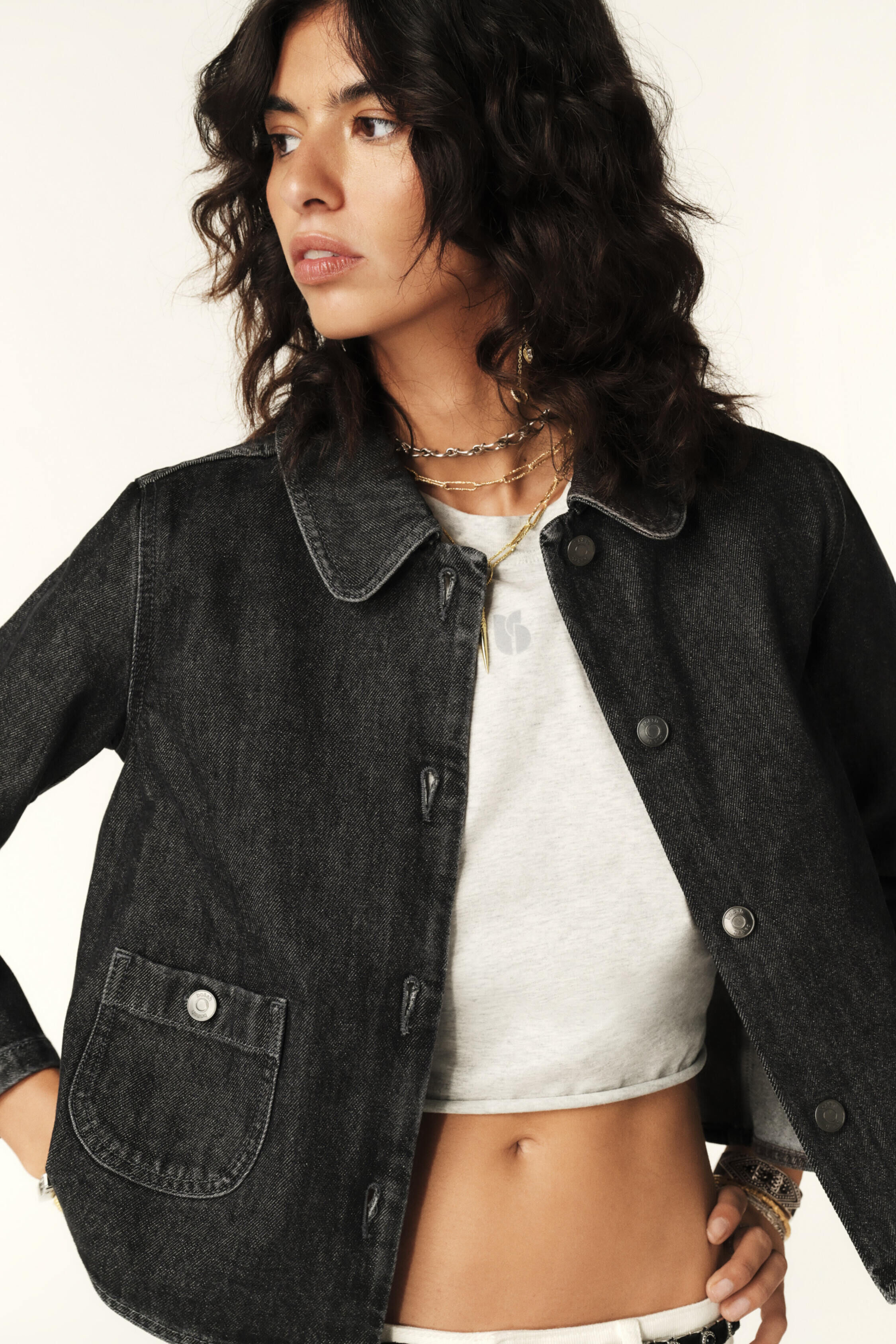 Short Jacket Miny Black // ba&sh US
