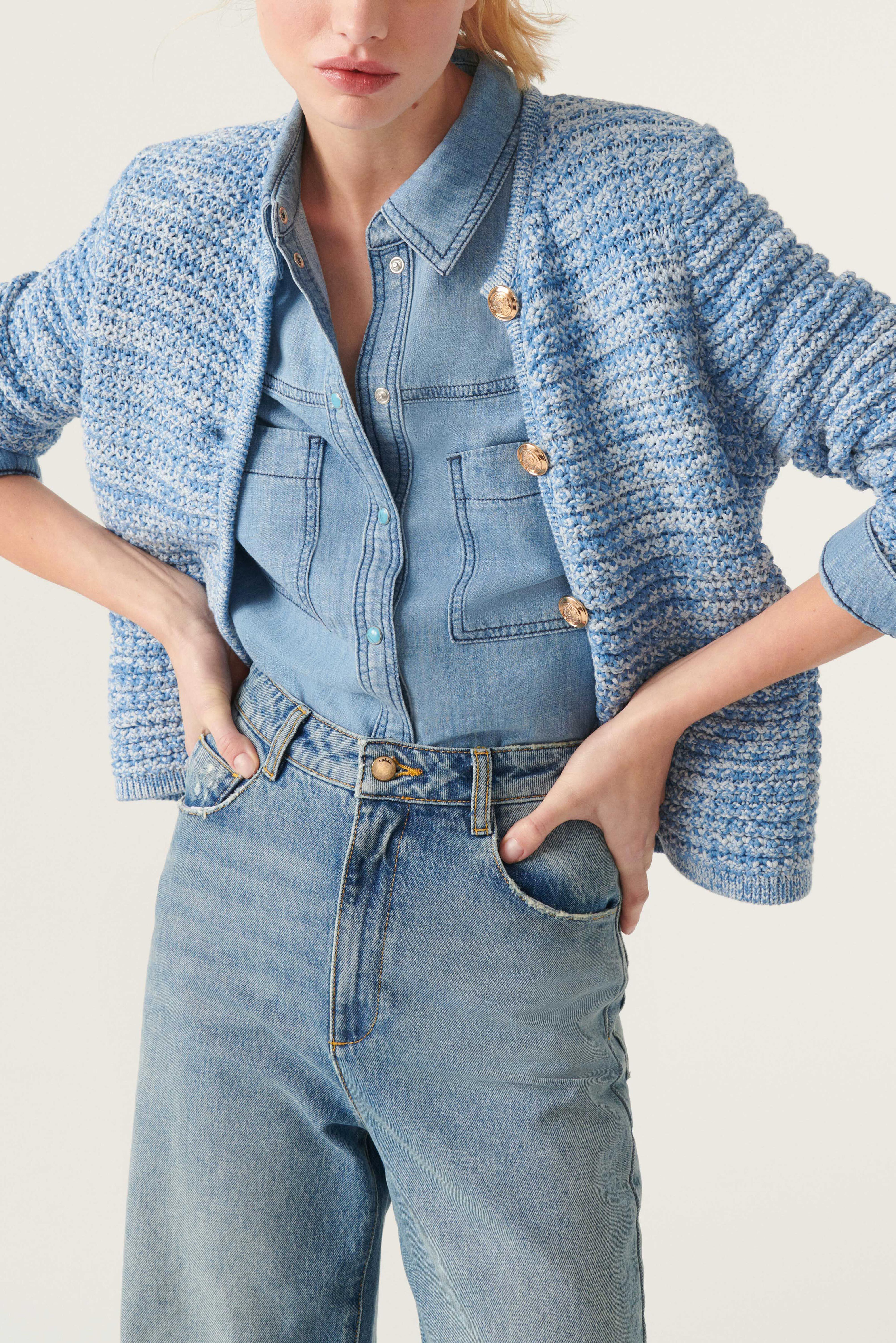 Cardigan Guspa Blue // ba&sh US