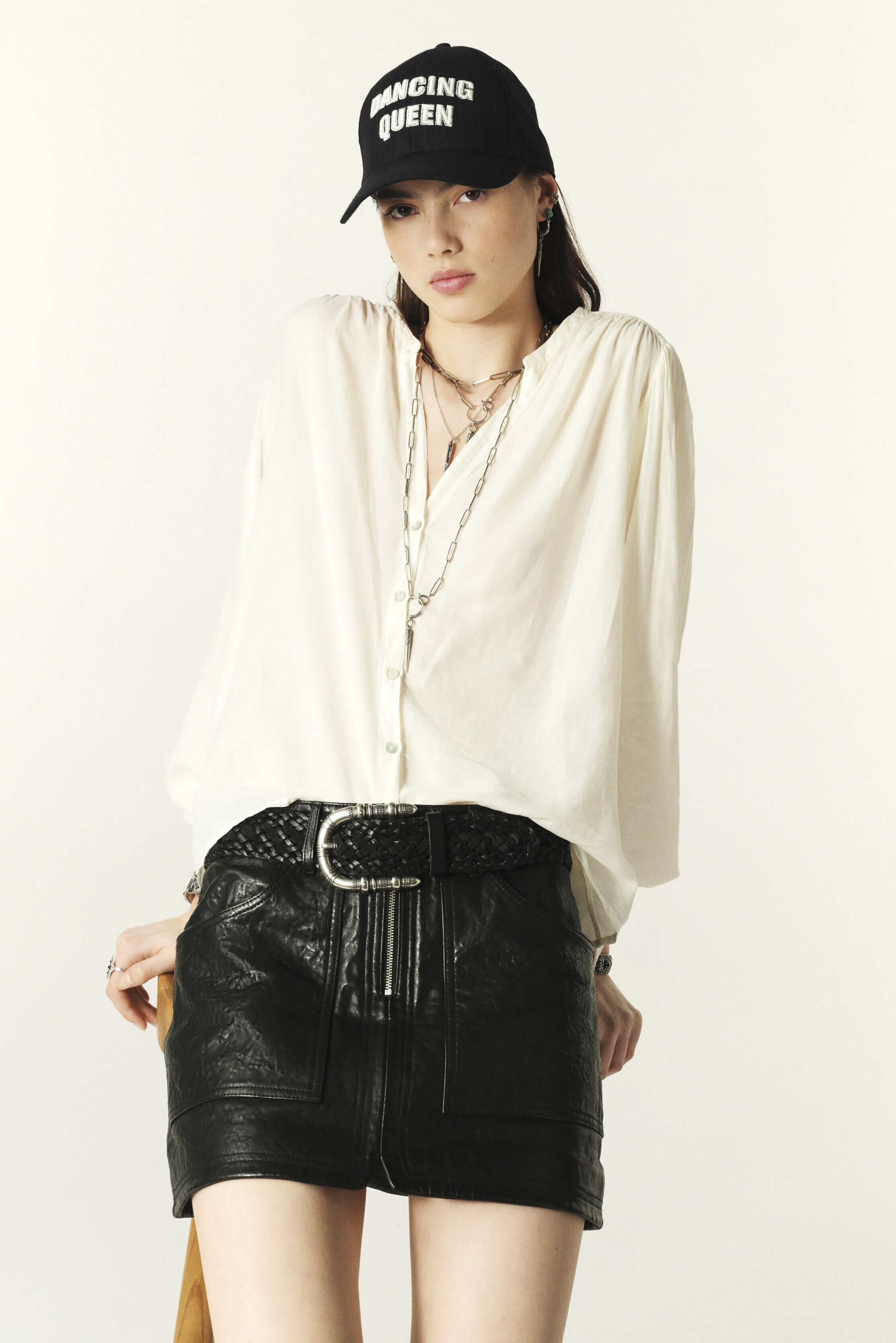 Long-Sleeve Blouse Diky Off-White // ba&sh US