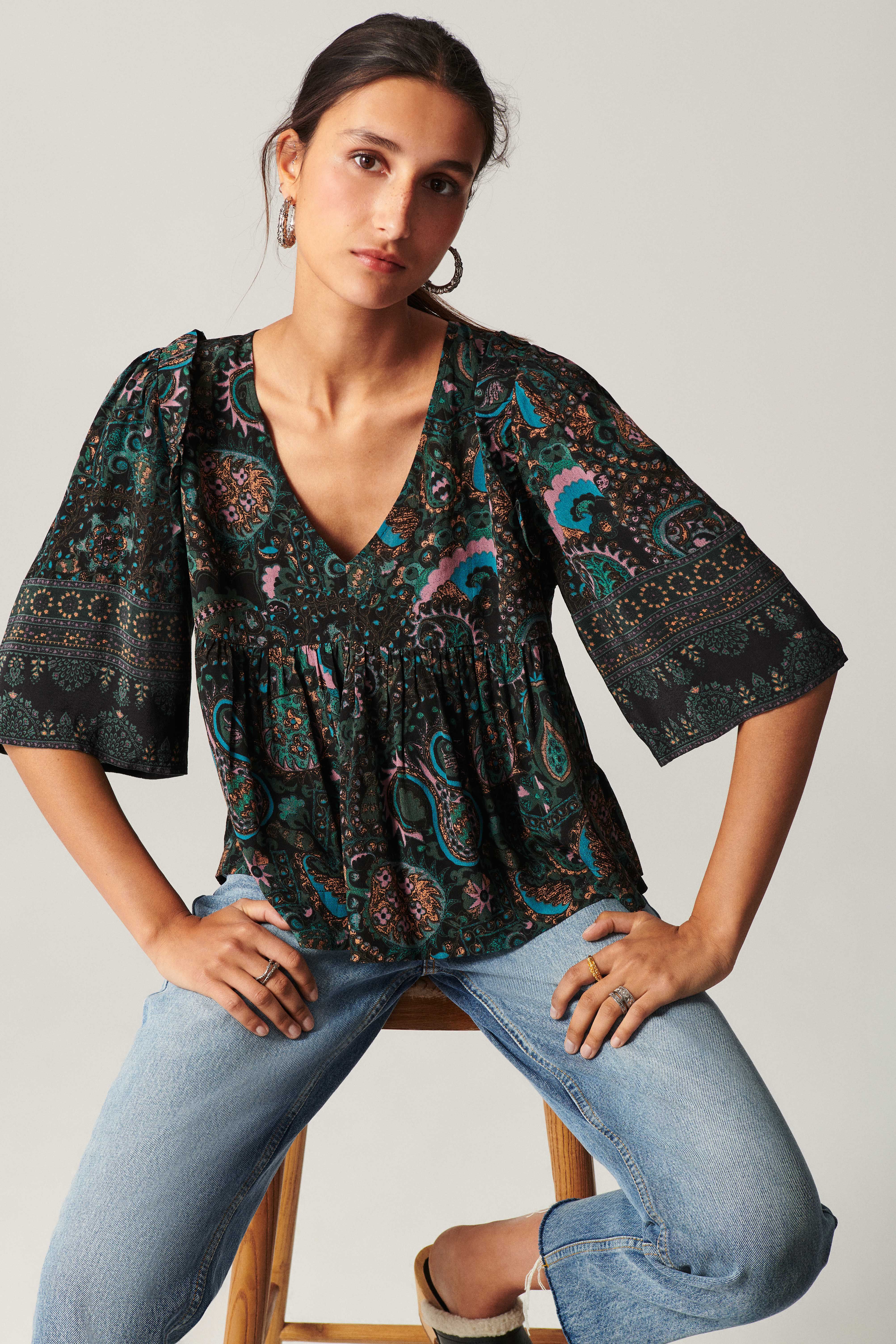 Women's Tops, Floral, Cropped, Off The Shoulder, Camis | ba&sh US