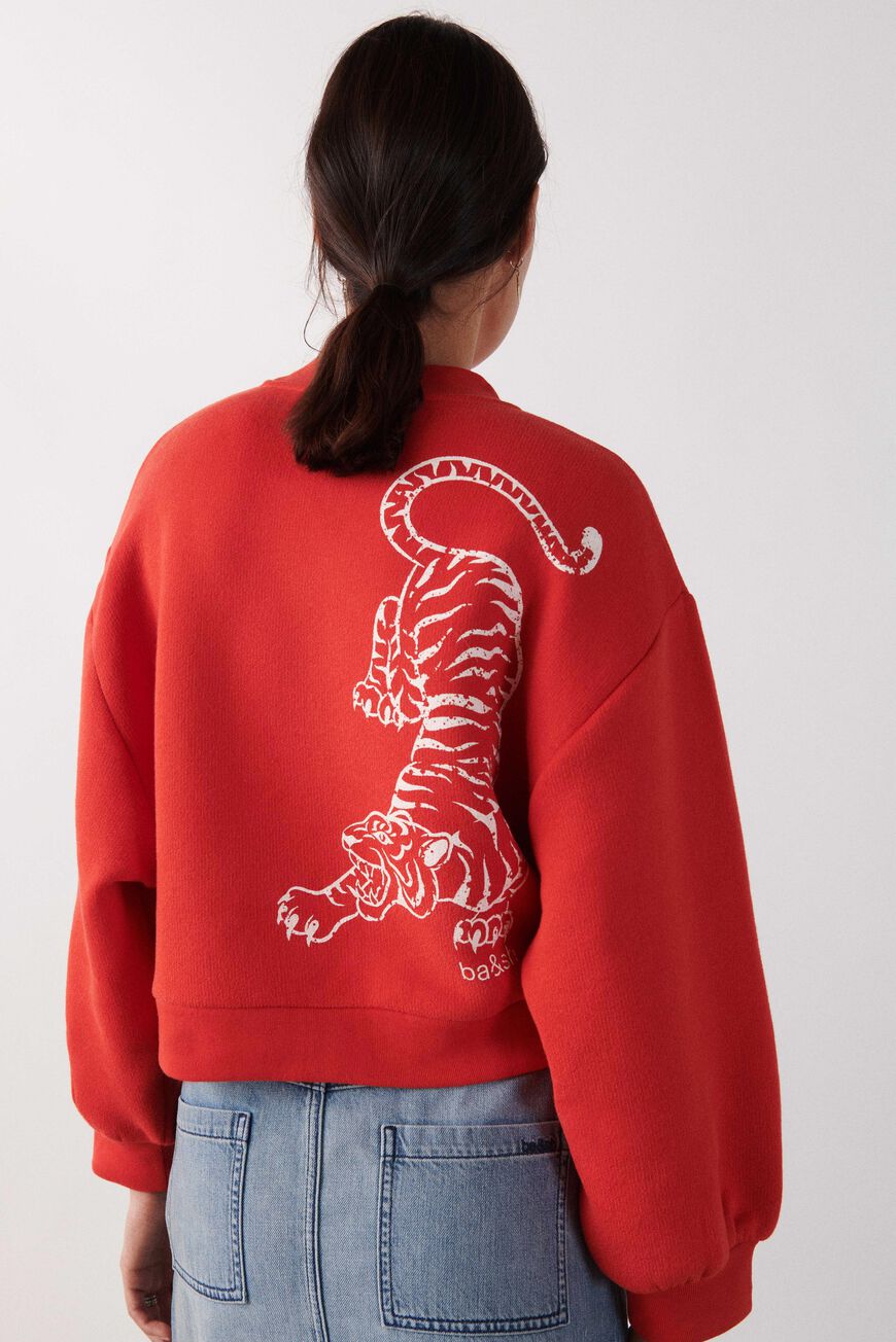 SWEATSHIRT ROAR RED // ba&sh