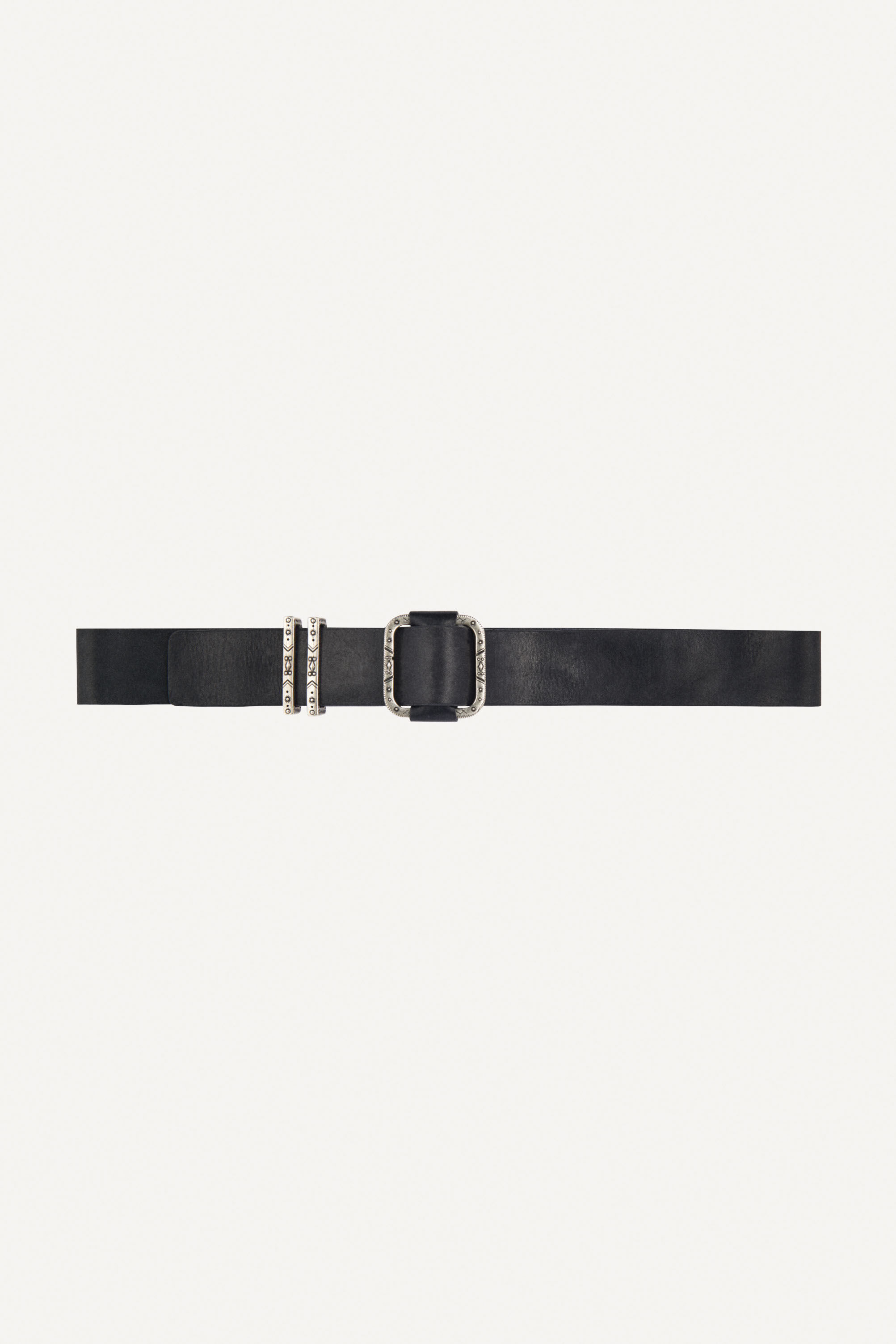 ba&sh belt • Leather belt, wide belt, camel belt FR