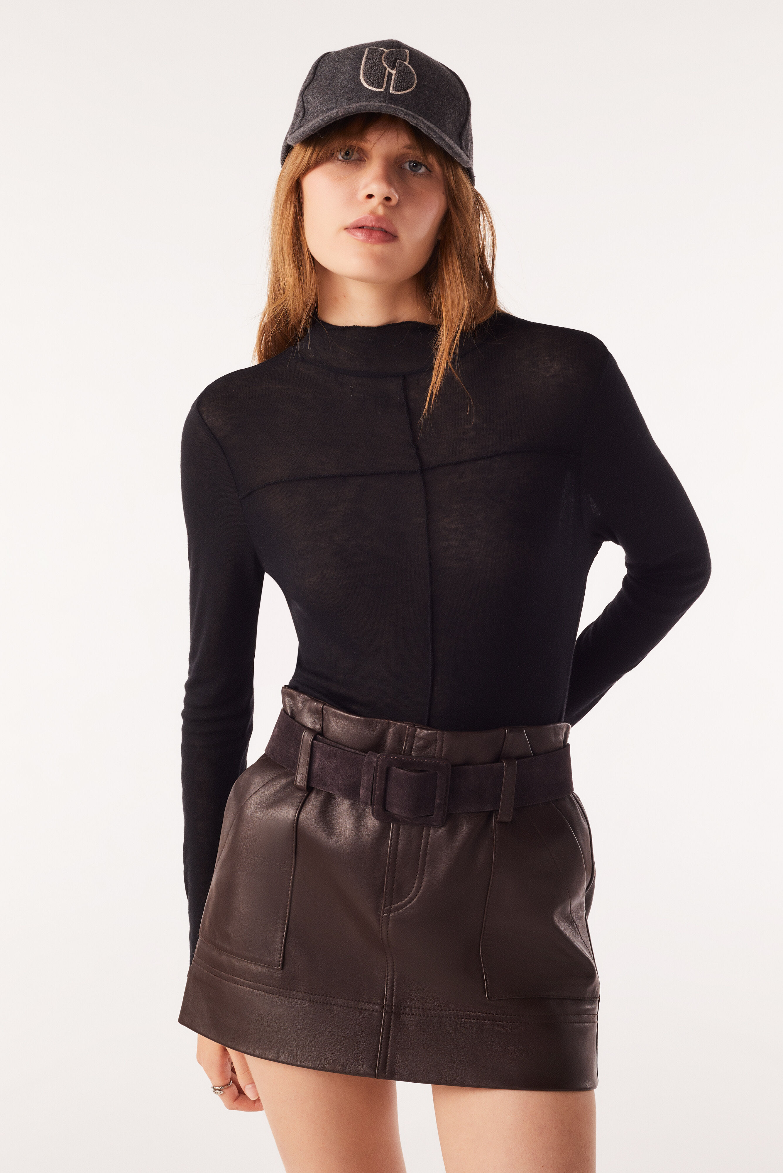 Fitted Top Melki Black // ba&sh US