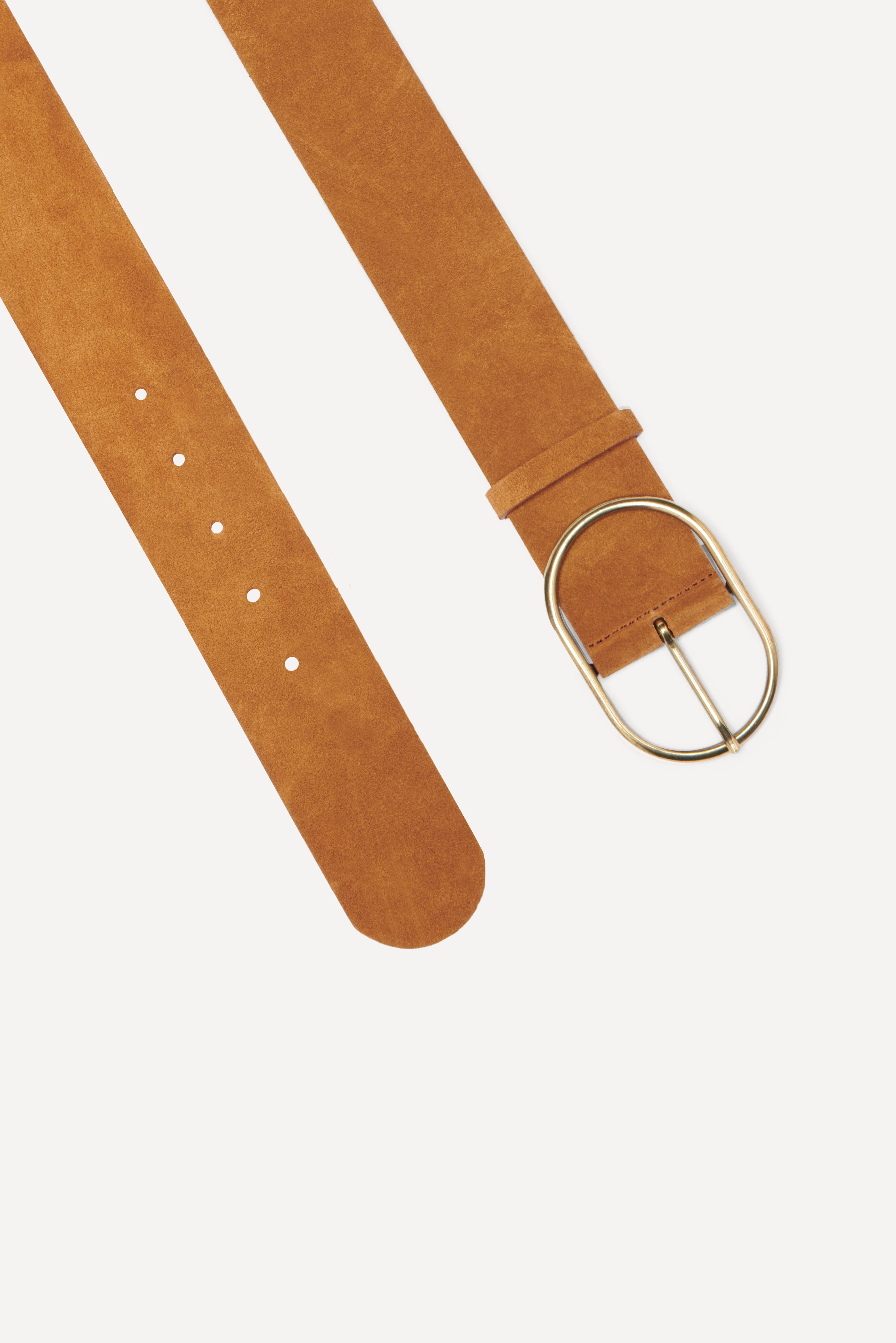 ba&sh belt • Leather belt, wide belt, camel belt, waist belt CA