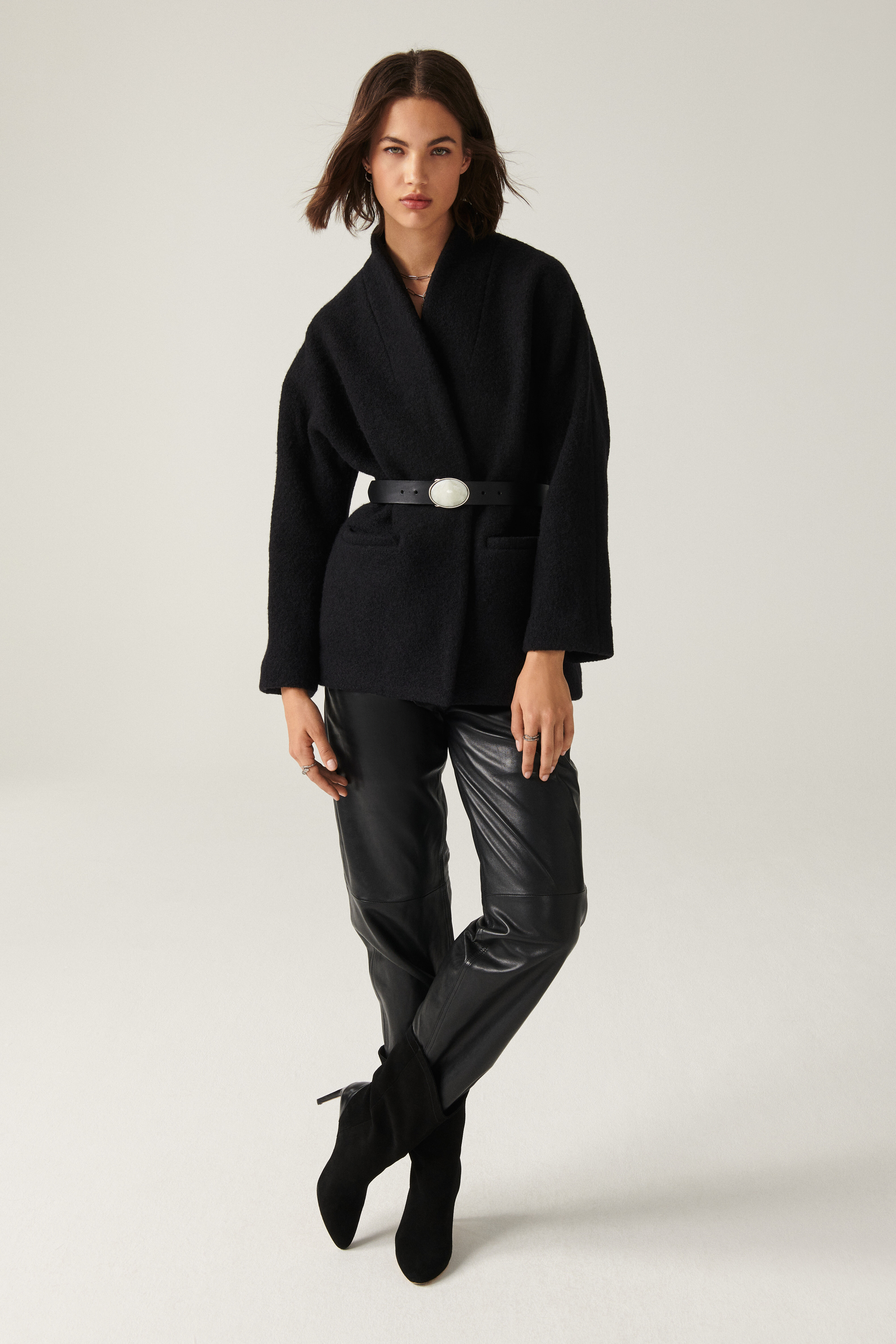 COAT CAROLE BLACK // ba&sh