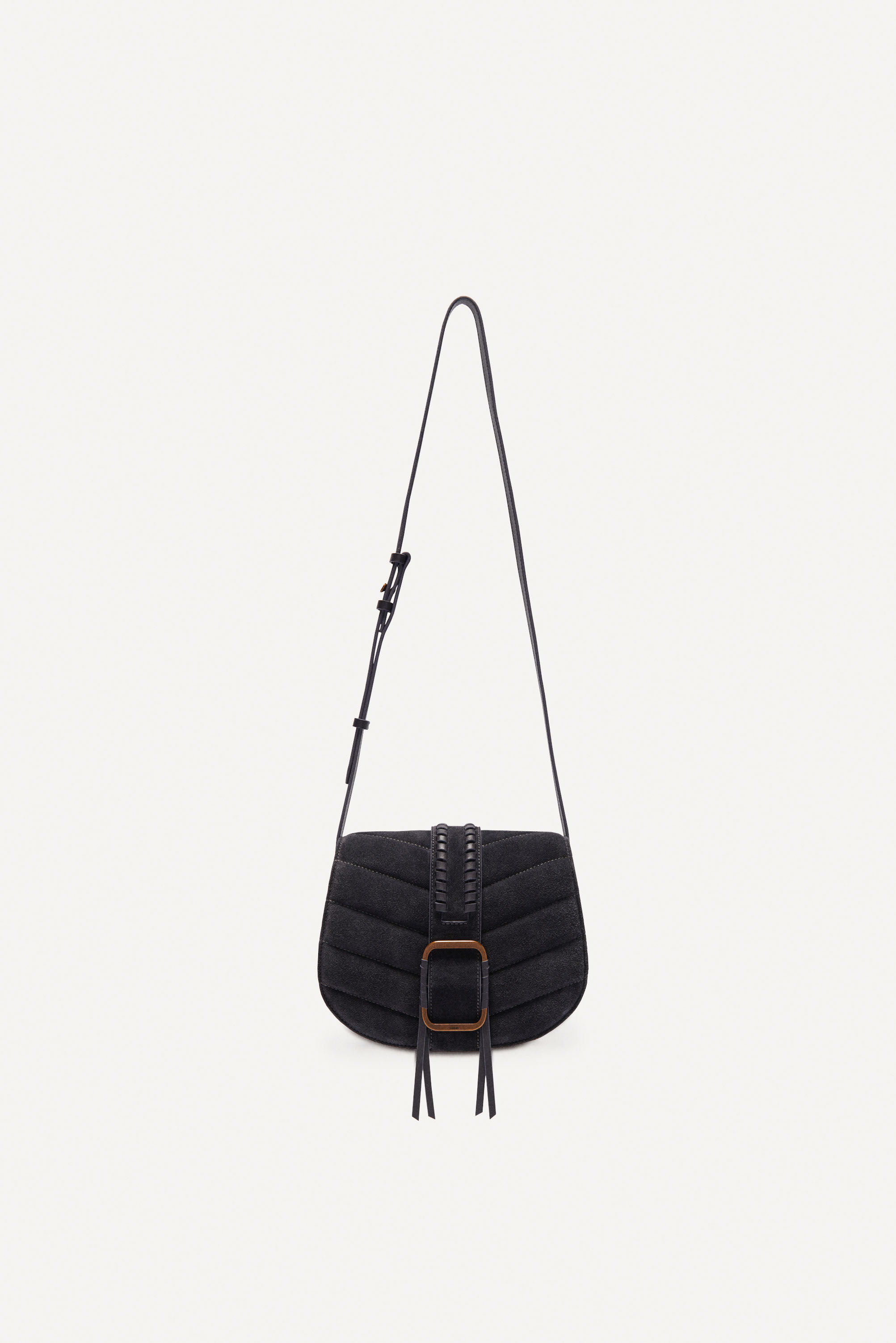 ba&sh Teddy bag, leather bag, boho bag • ba&sh