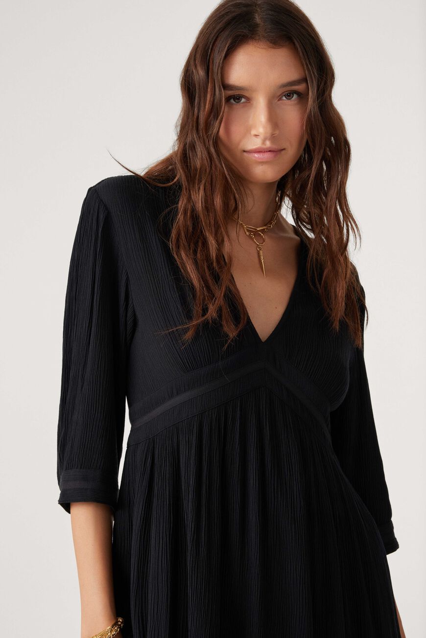 midi dress SATURNE BLACK // ba&sh IE