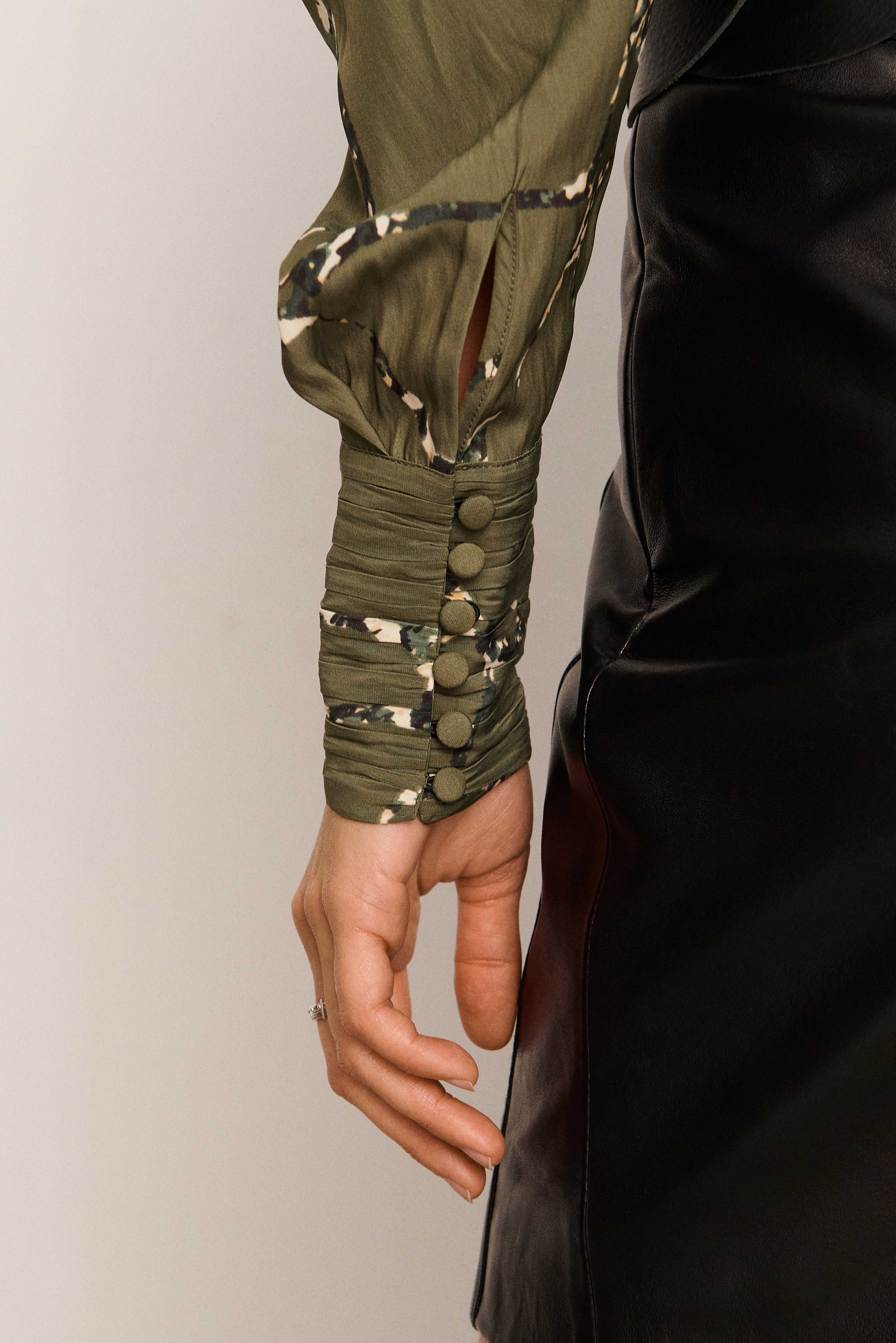 Printed Top Mocean Green // ba&sh UK