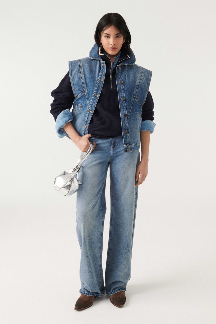 JACKET MAX BLUE // ba&sh US