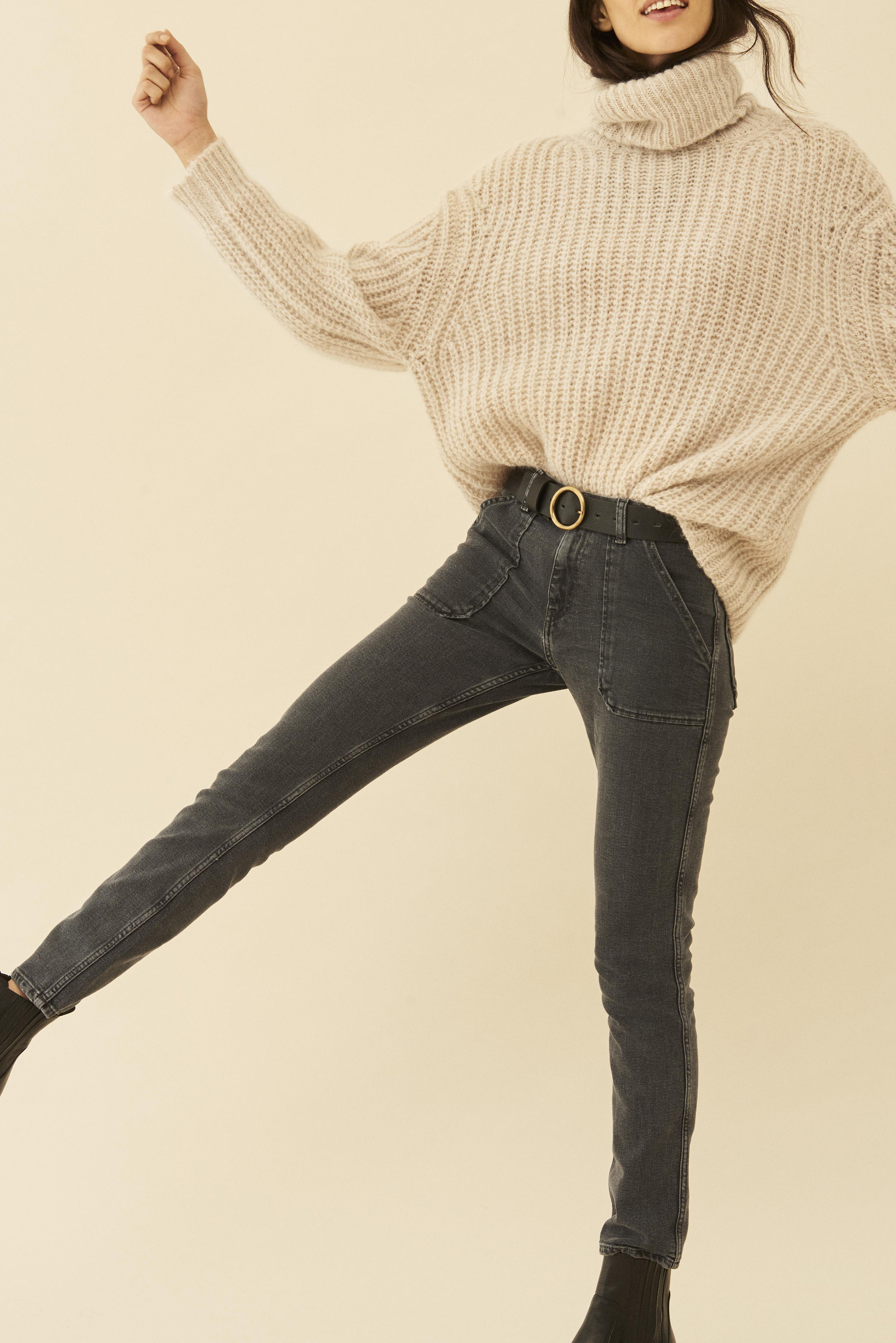 SALLY JEANS GREY // ba&sh