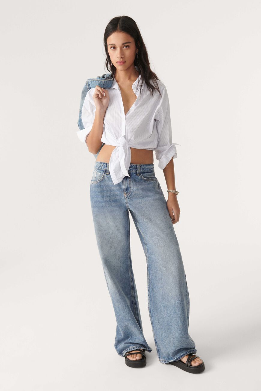 Jeans femme : jean mom, jean large, jean blanc, boyfriend | ba&sh