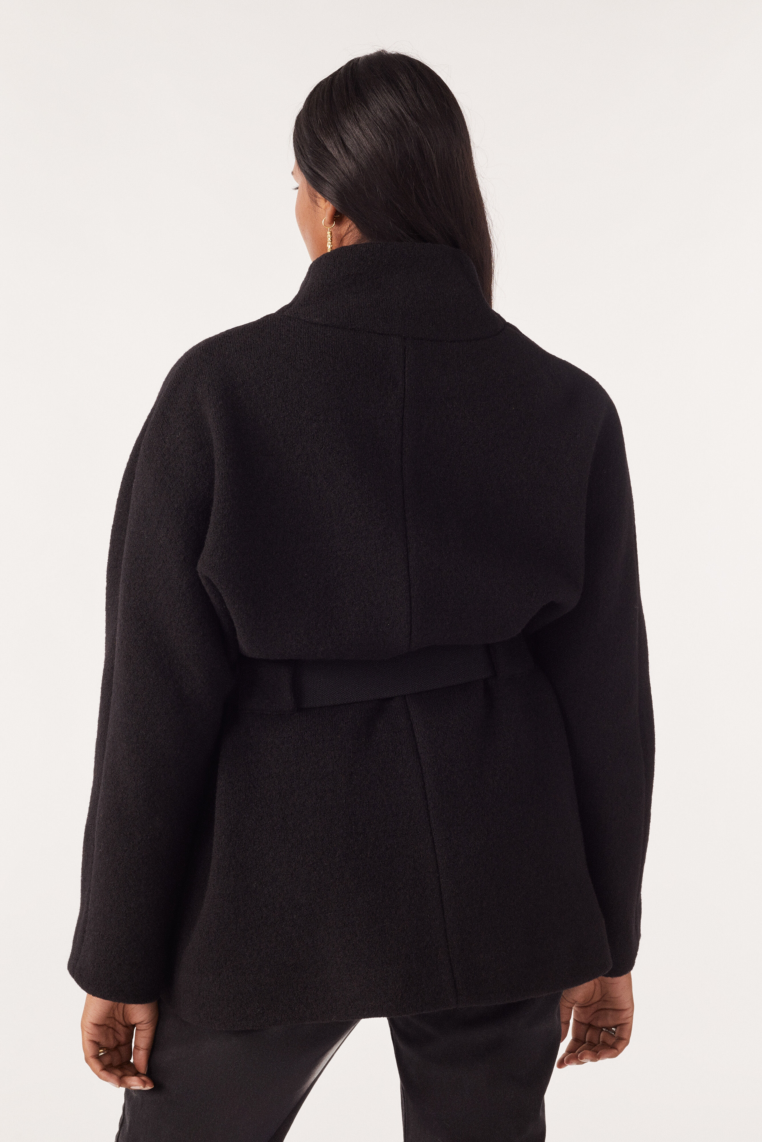Belted Coat Carole Black // ba&sh US
