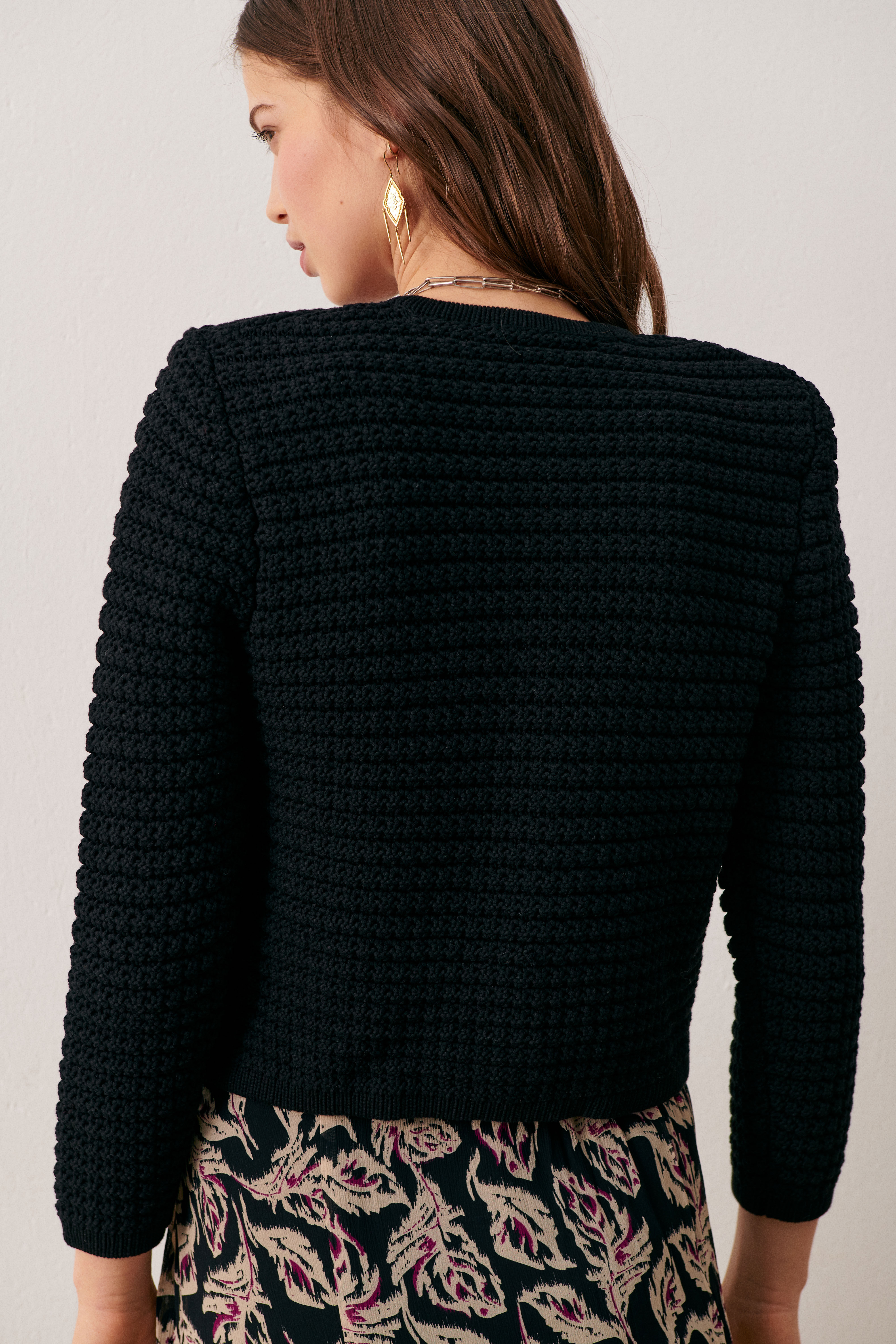 CARDIGAN GASPARD NOIR // ba&sh