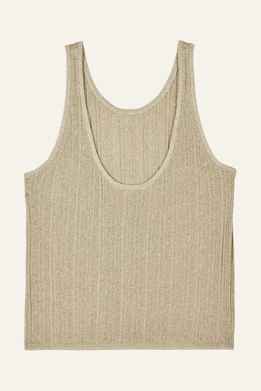 Metallic Top Zak Gold // ba&sh CA