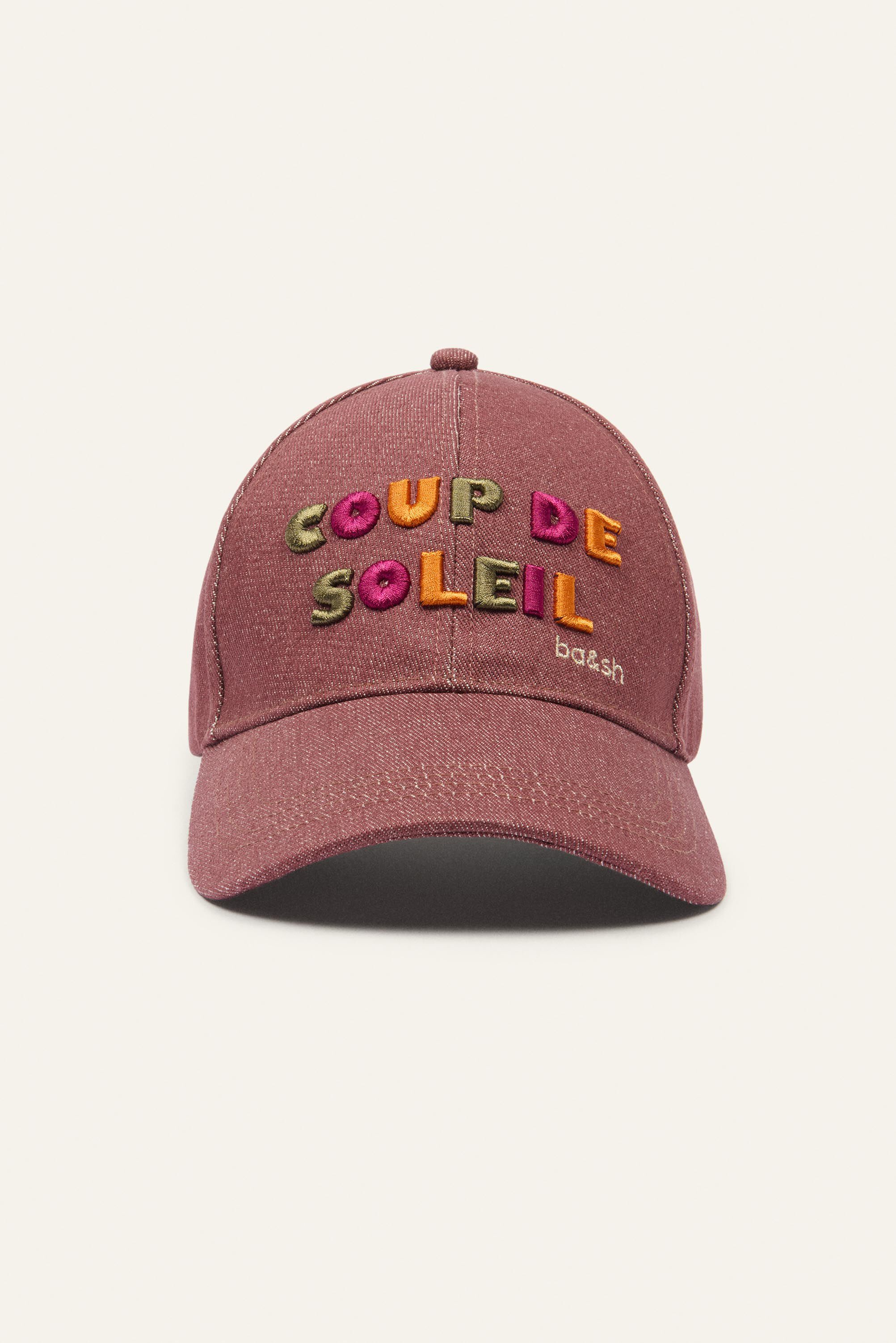 Embroidered Cap Hatty Chocolate // ba&sh CA