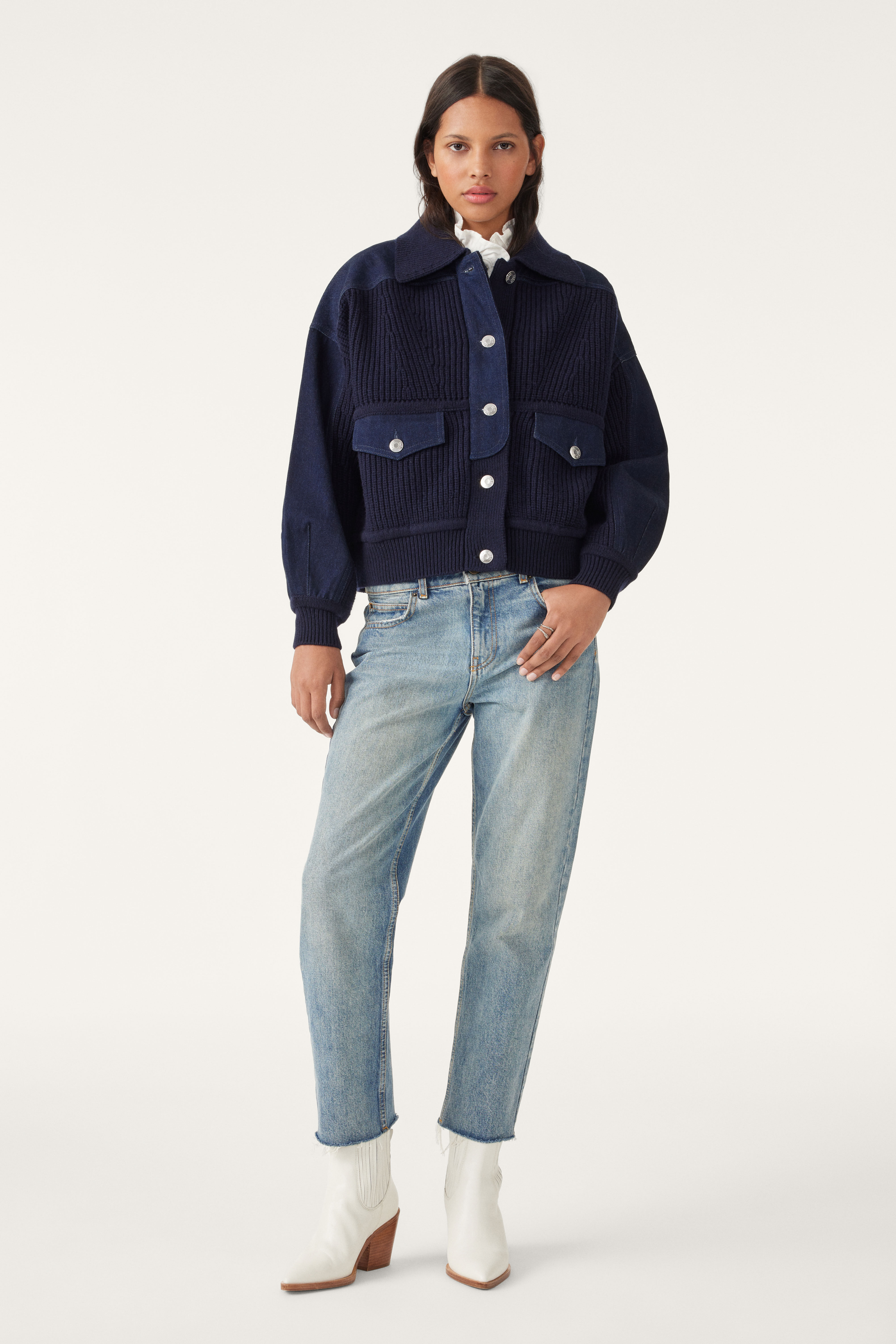 Cardigan Guspa Blue // ba&sh US