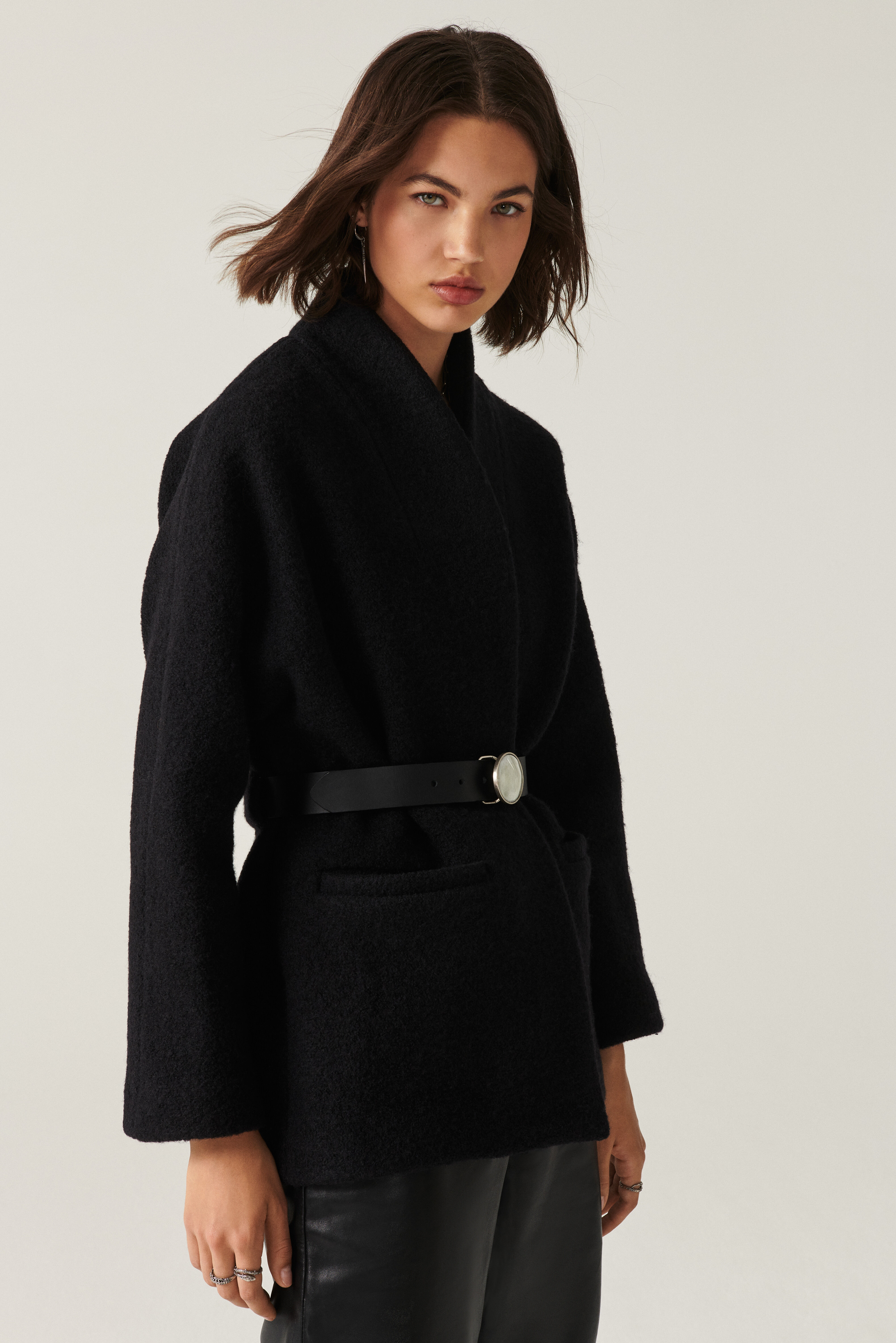 COAT CAROLE BLACK // ba&sh
