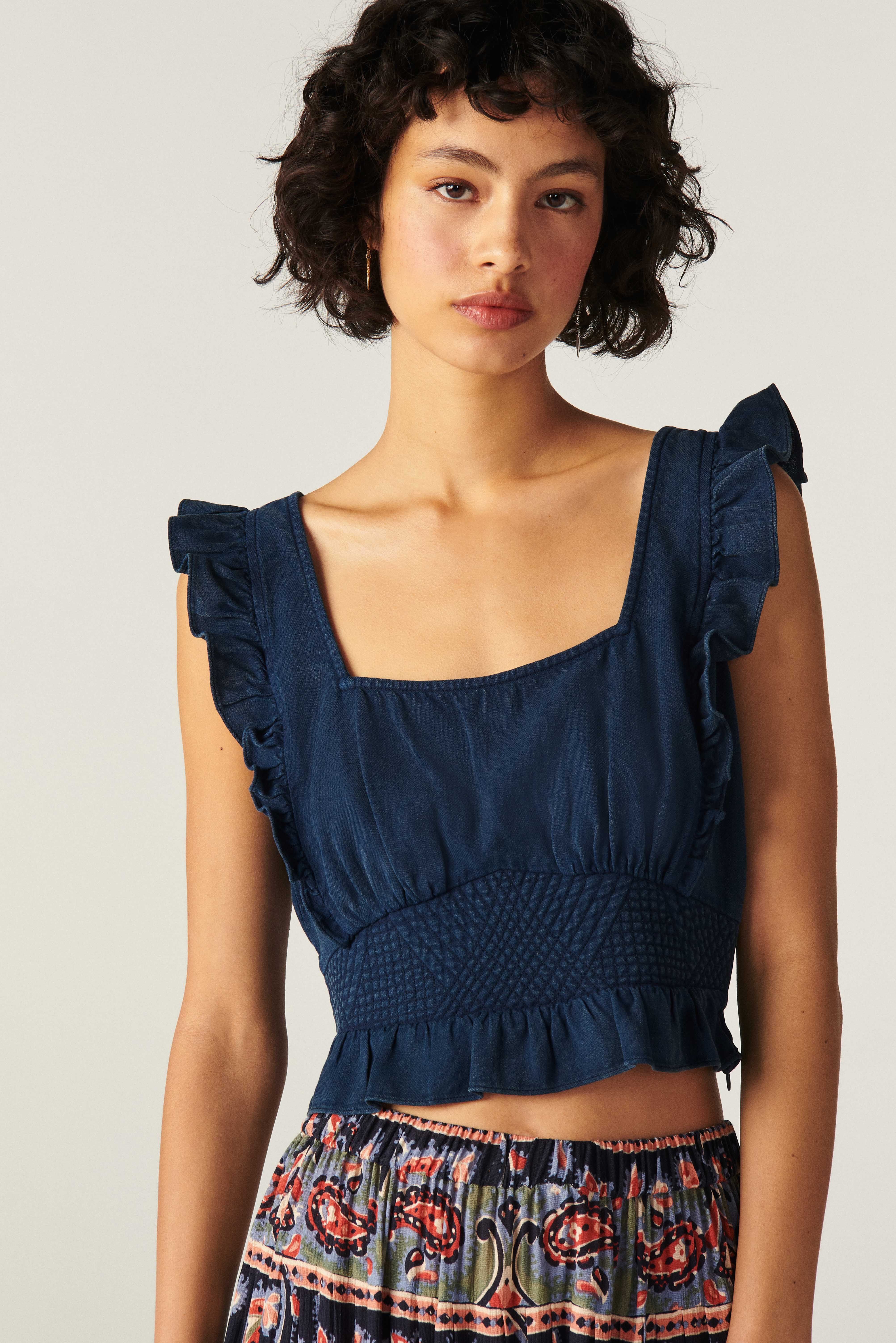 Women's Tops, Floral, Cropped, Off The Shoulder, Camis | ba&sh US
