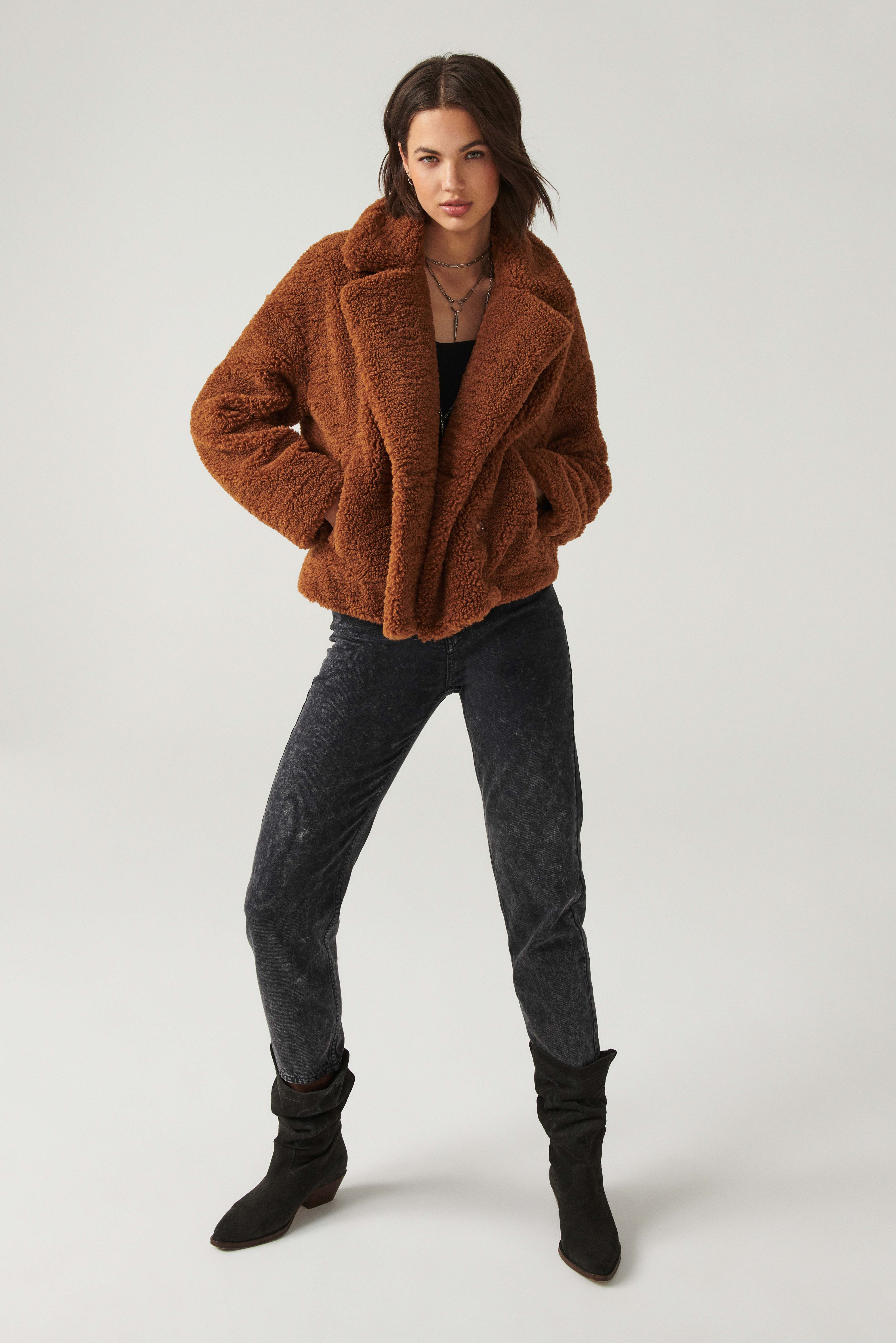 Marron Veste ba&sh • Veste femme, veste en jean, veste tailleur FR