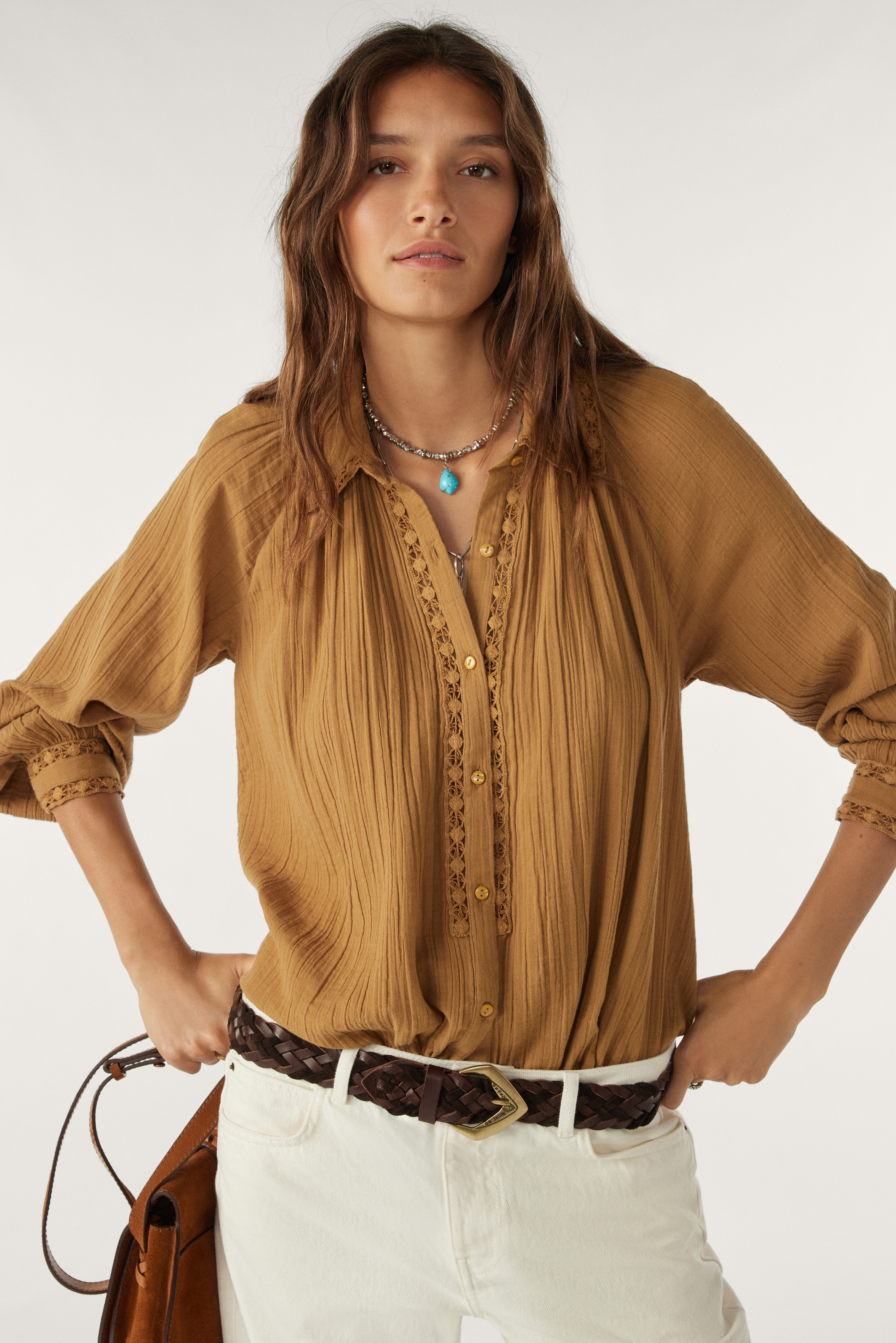 BLOUSE OMILAC WHITE // ba&sh UK