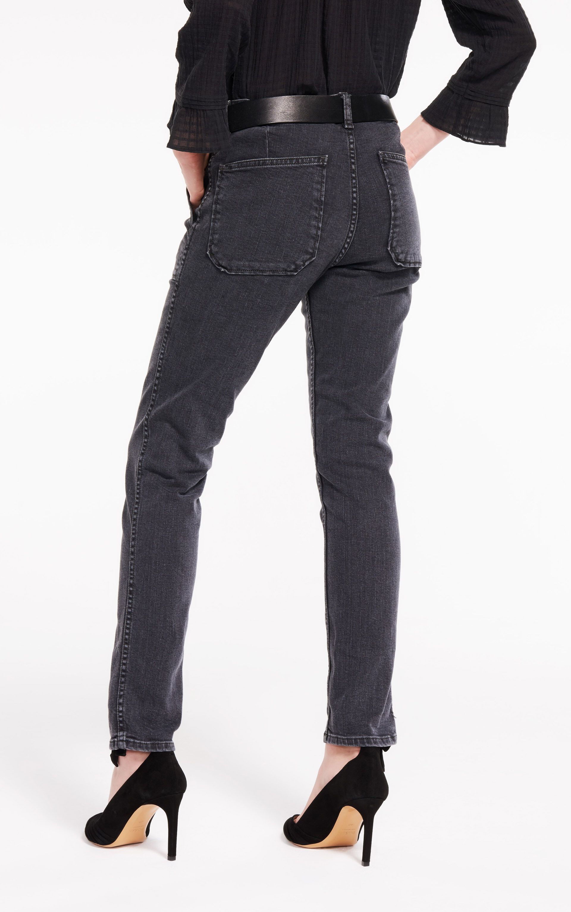 SALLY JEANS GREY // ba&sh