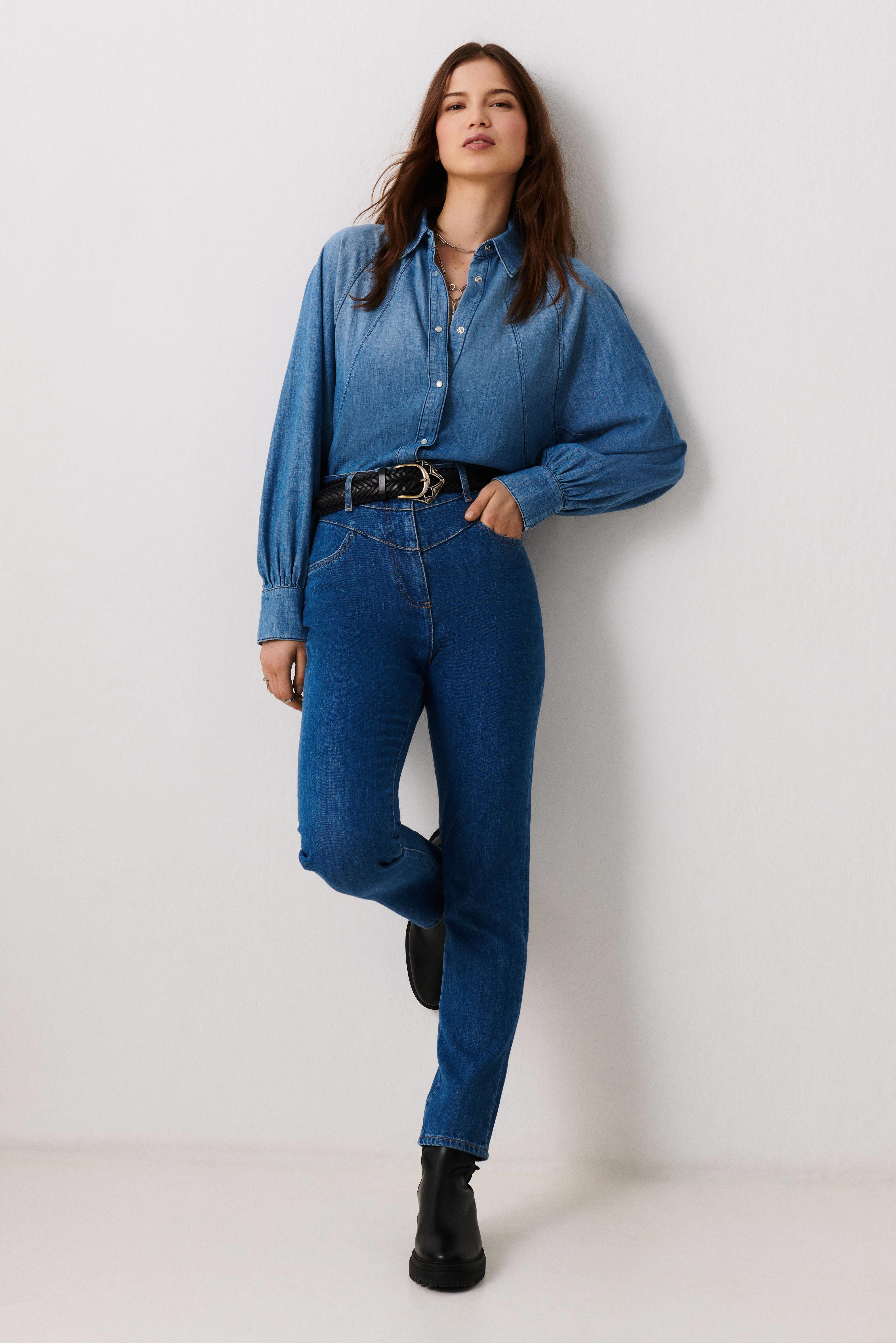 Jeans femme, pantalons larges, denim et pantalons chino | ba&sh FR