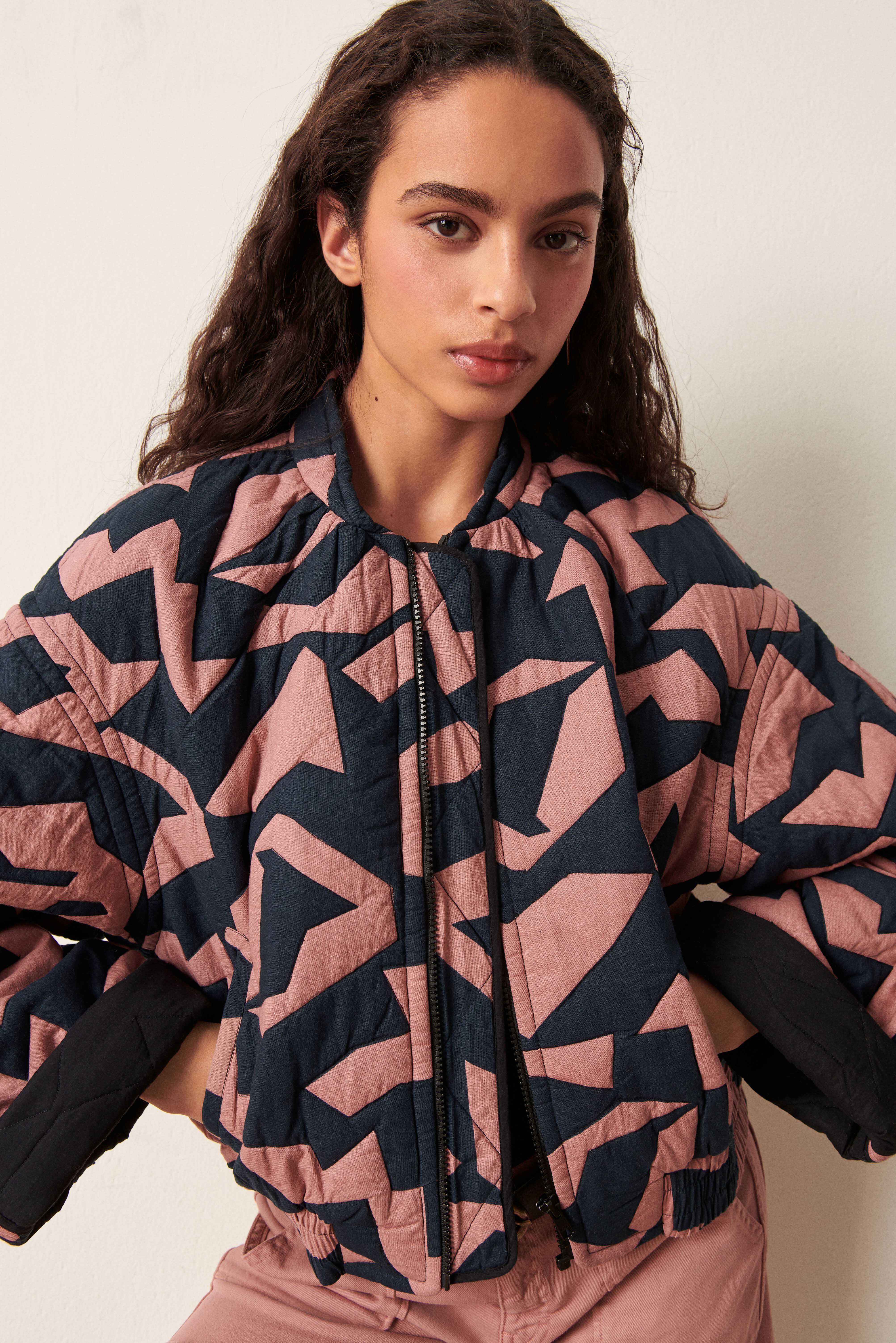 padded jacket PACINO PINK // ba&sh