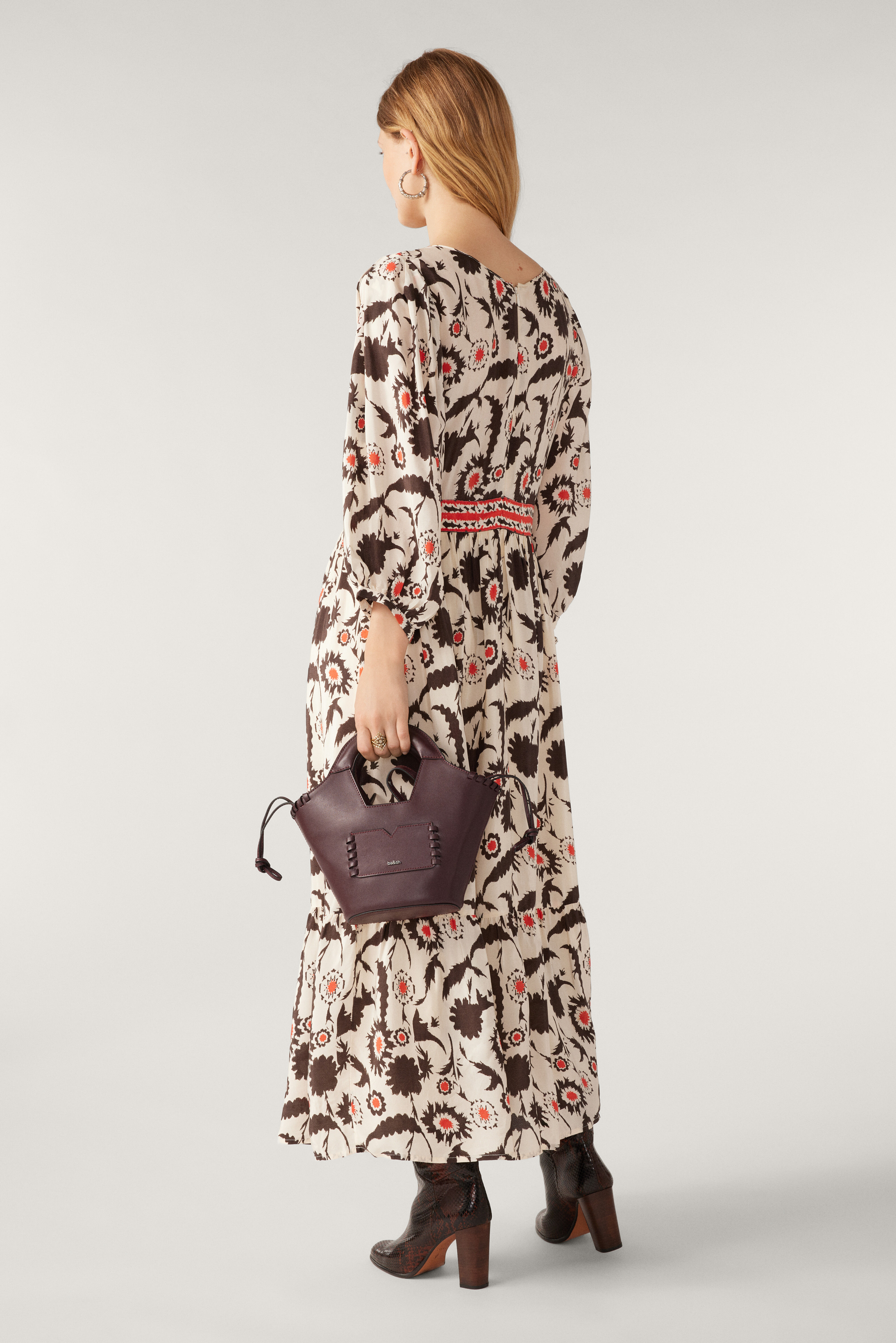Printed Dress Katel Off-White // ba&sh US