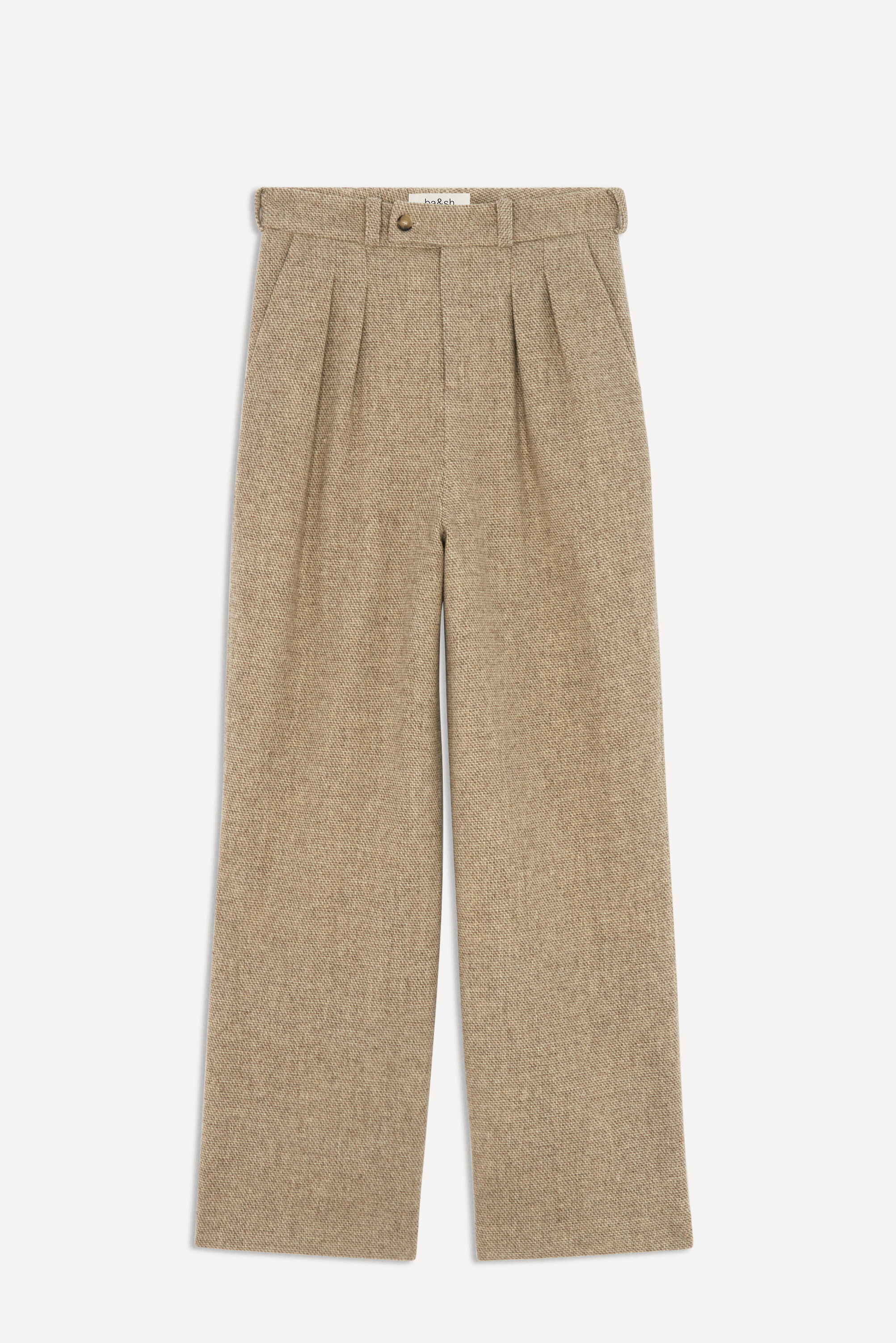 pantalon en laine BARON ECRU // ba&sh BE