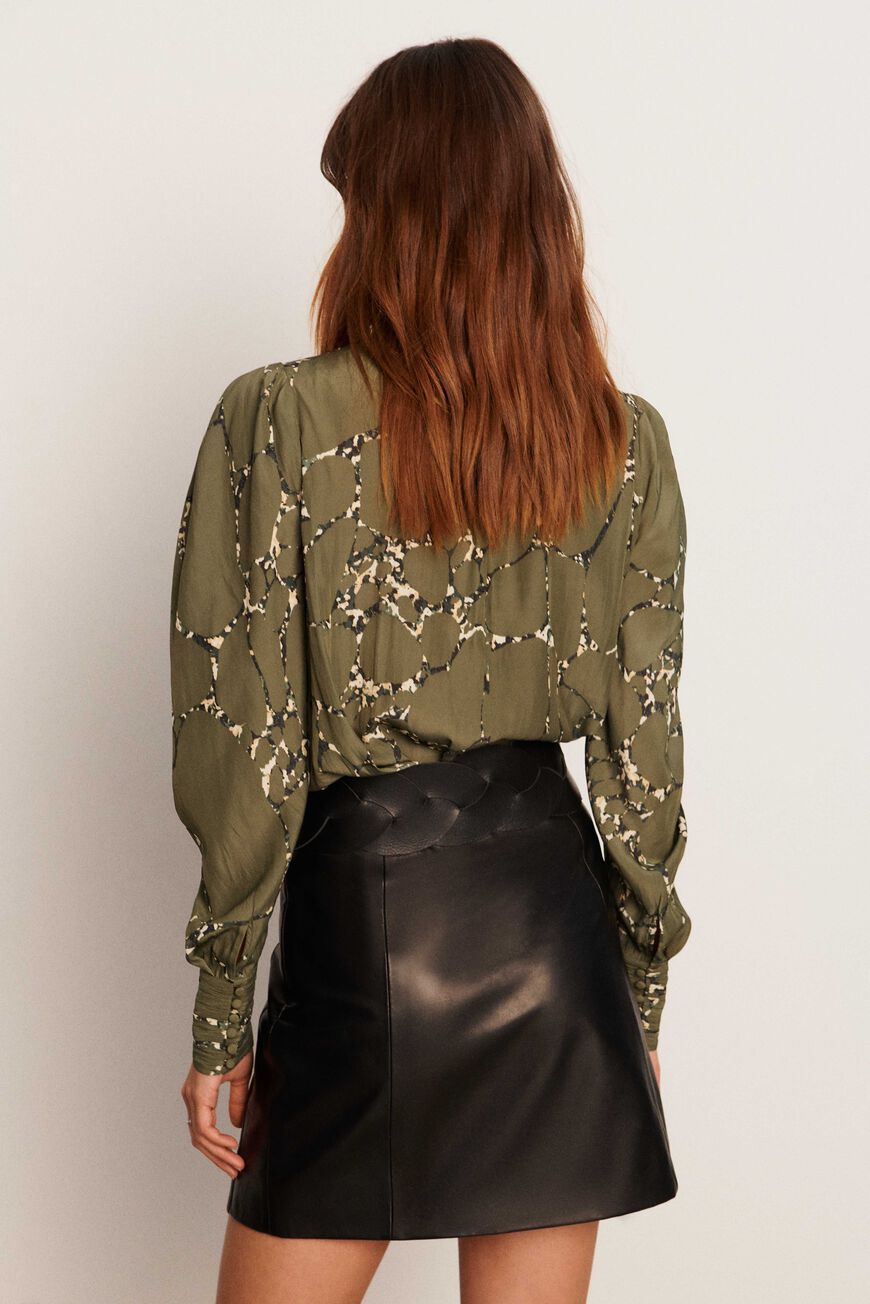 printed top MOCEAN GREEN // ba&sh