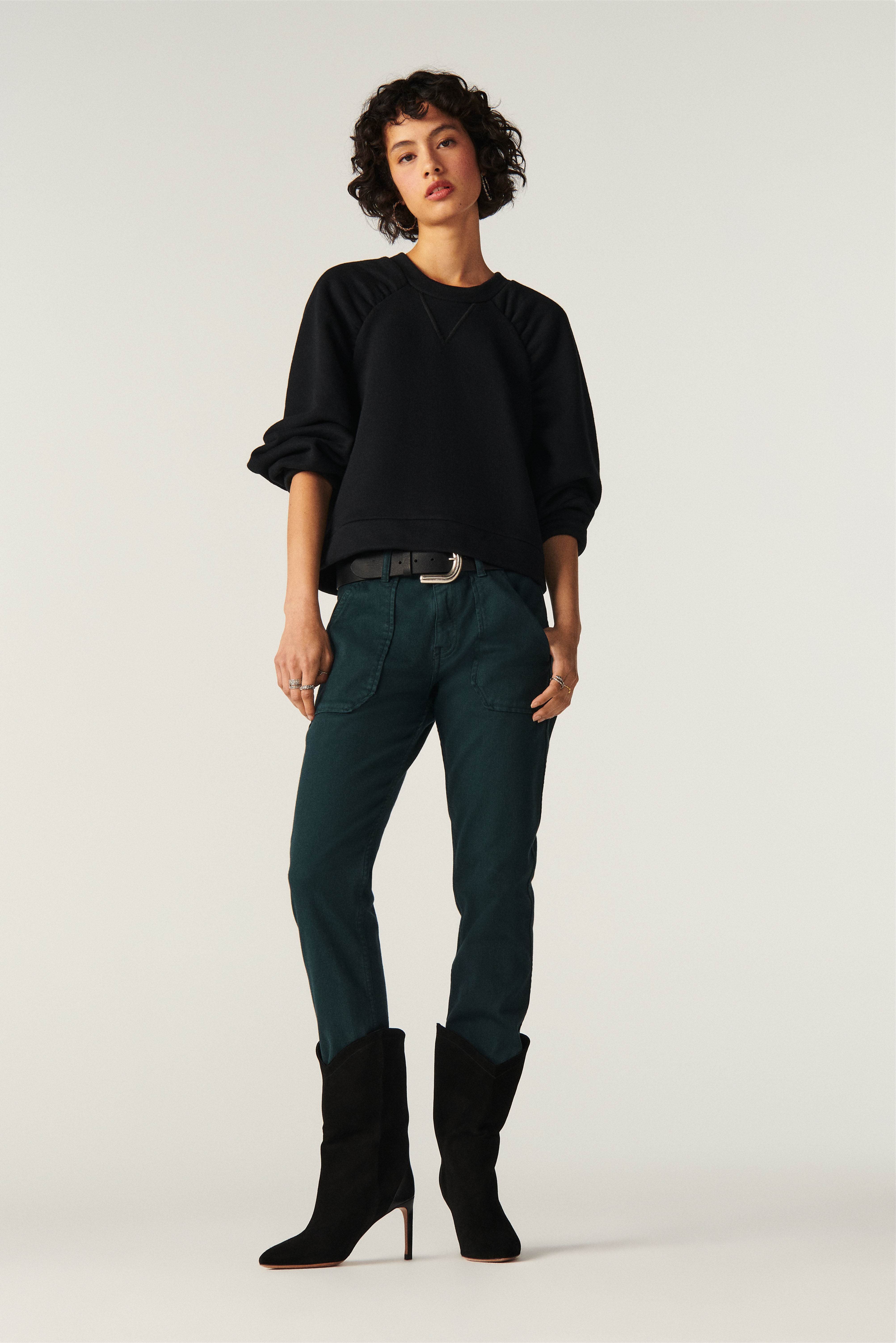 Jeans - High Waisted, Slim Fit, Cropped Jeans | ba&sh US