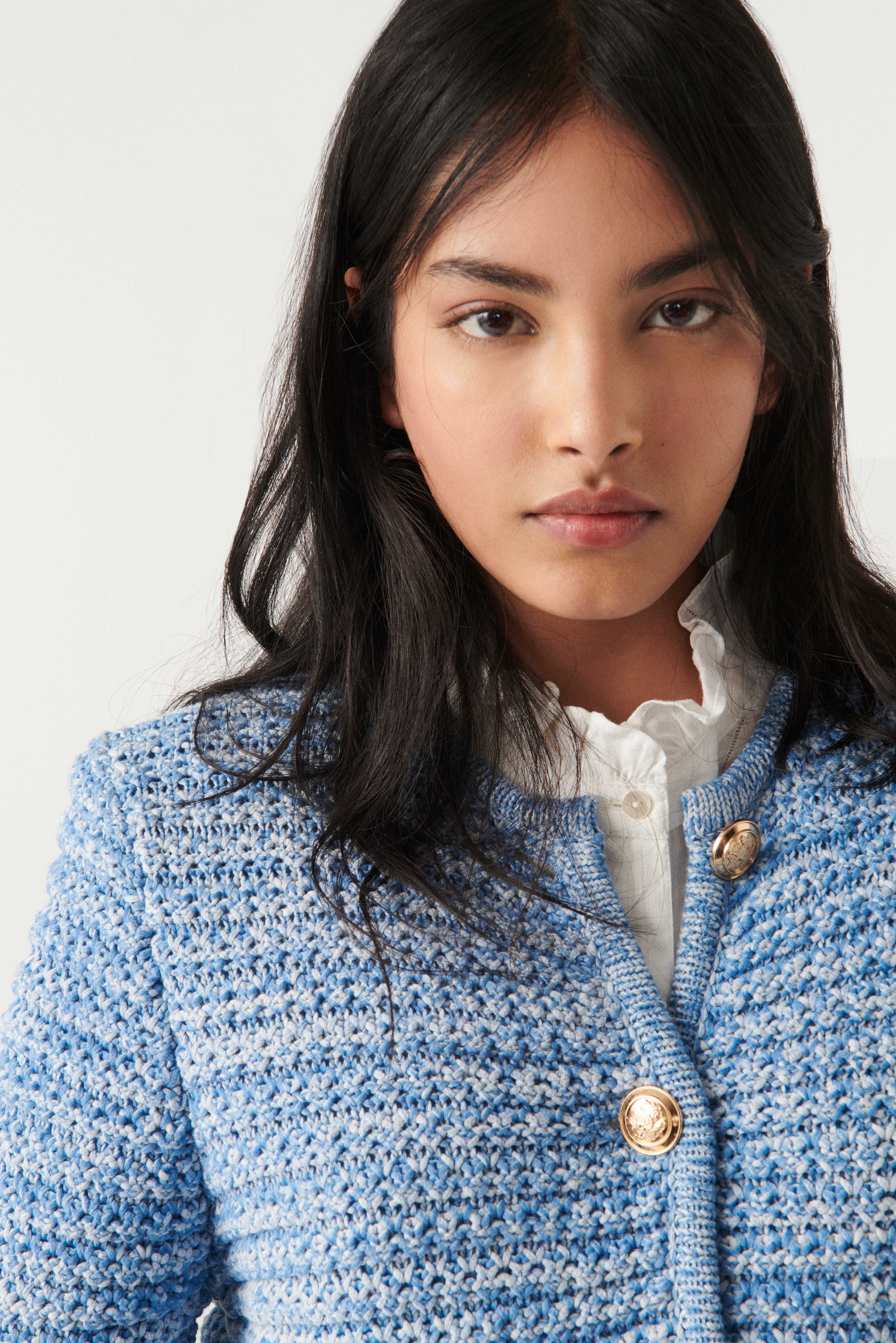 VEST GUSPA BLAUW // ba&sh NL