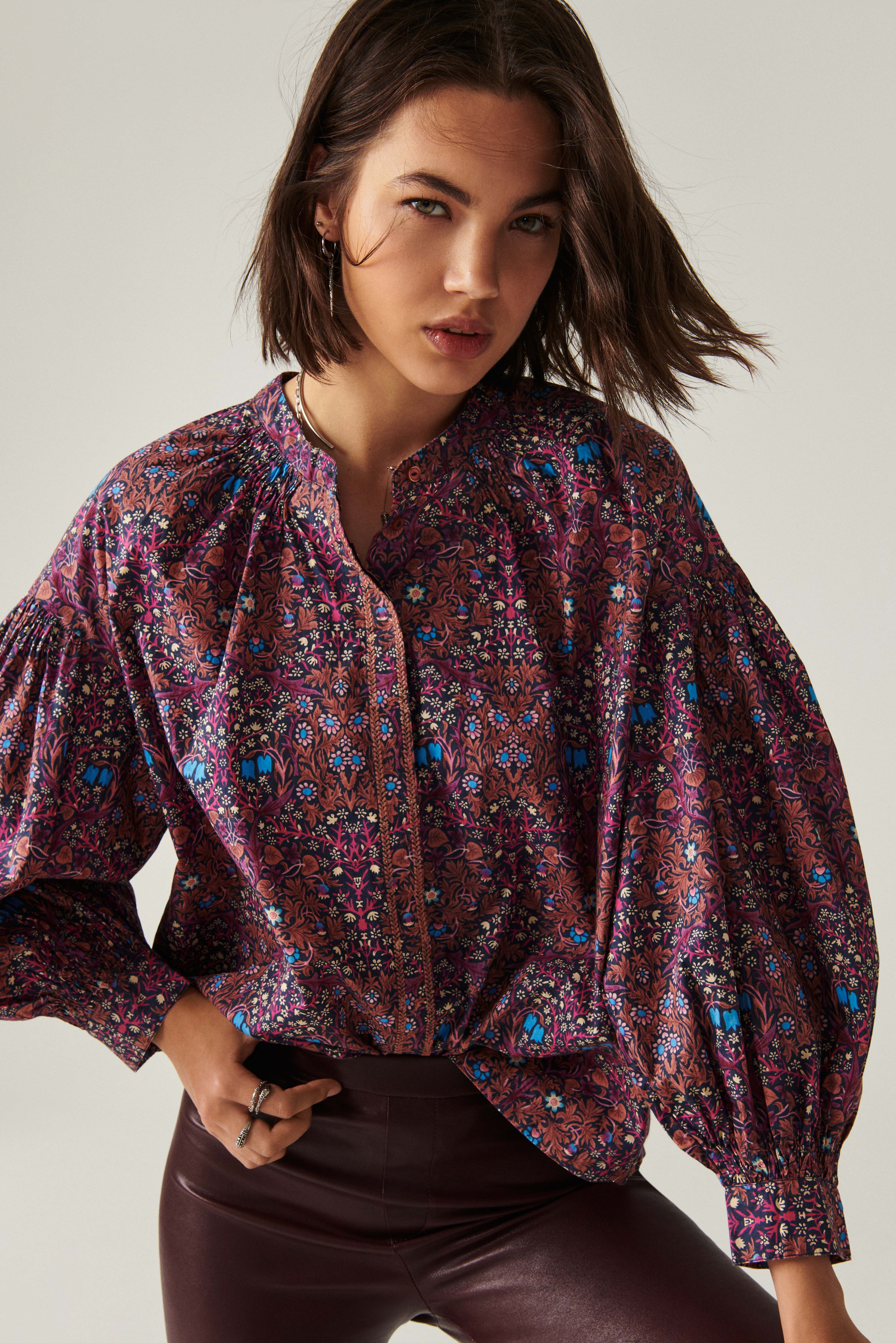 nude Women's Patterned, Print & Floral Shirts, Tops & Blouses | ba&sh