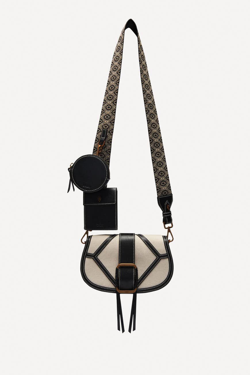 ba&sh Teddy bag, leather bag, boho bag • ba&sh