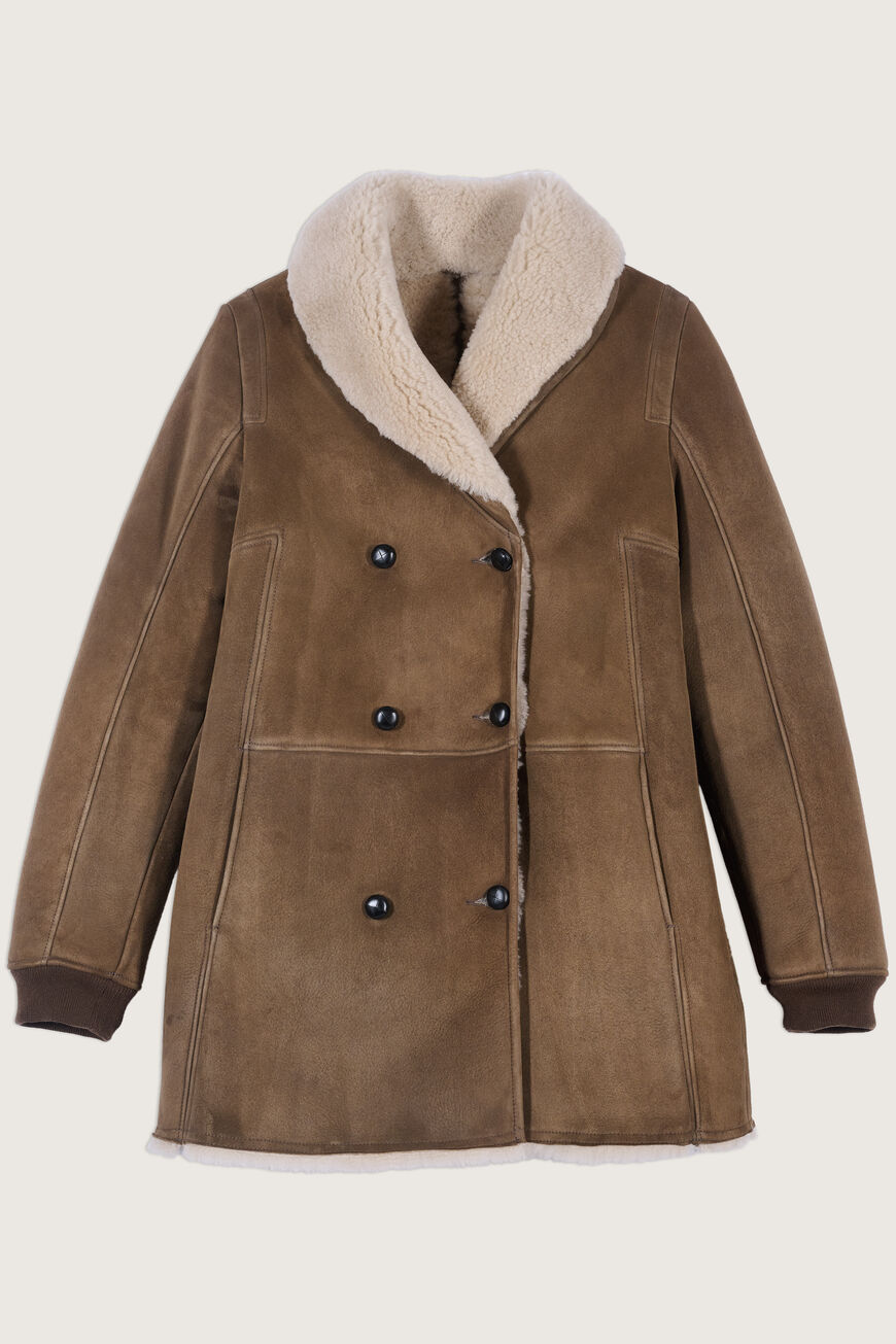 3/4-Length Coat Merry Brown // ba&sh US